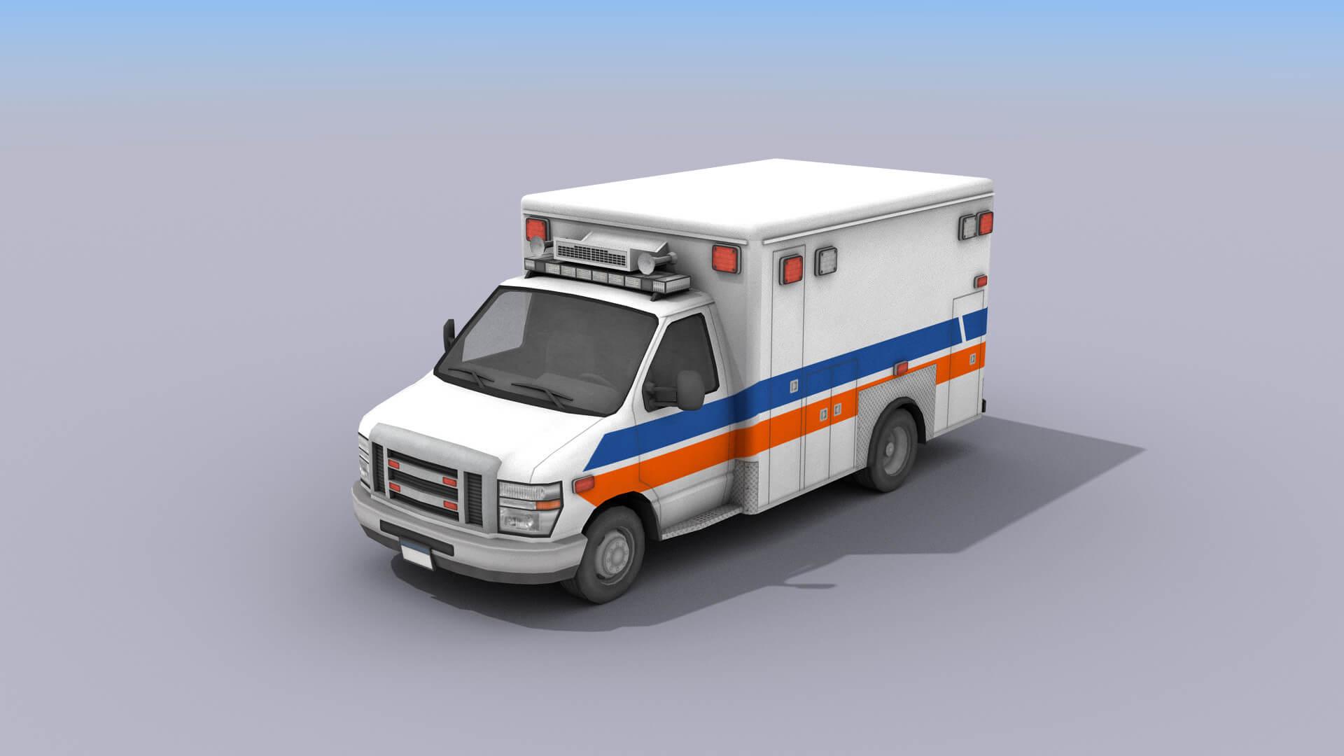 Ambulance Vehicle - 3D Model by Rescue3DAssets