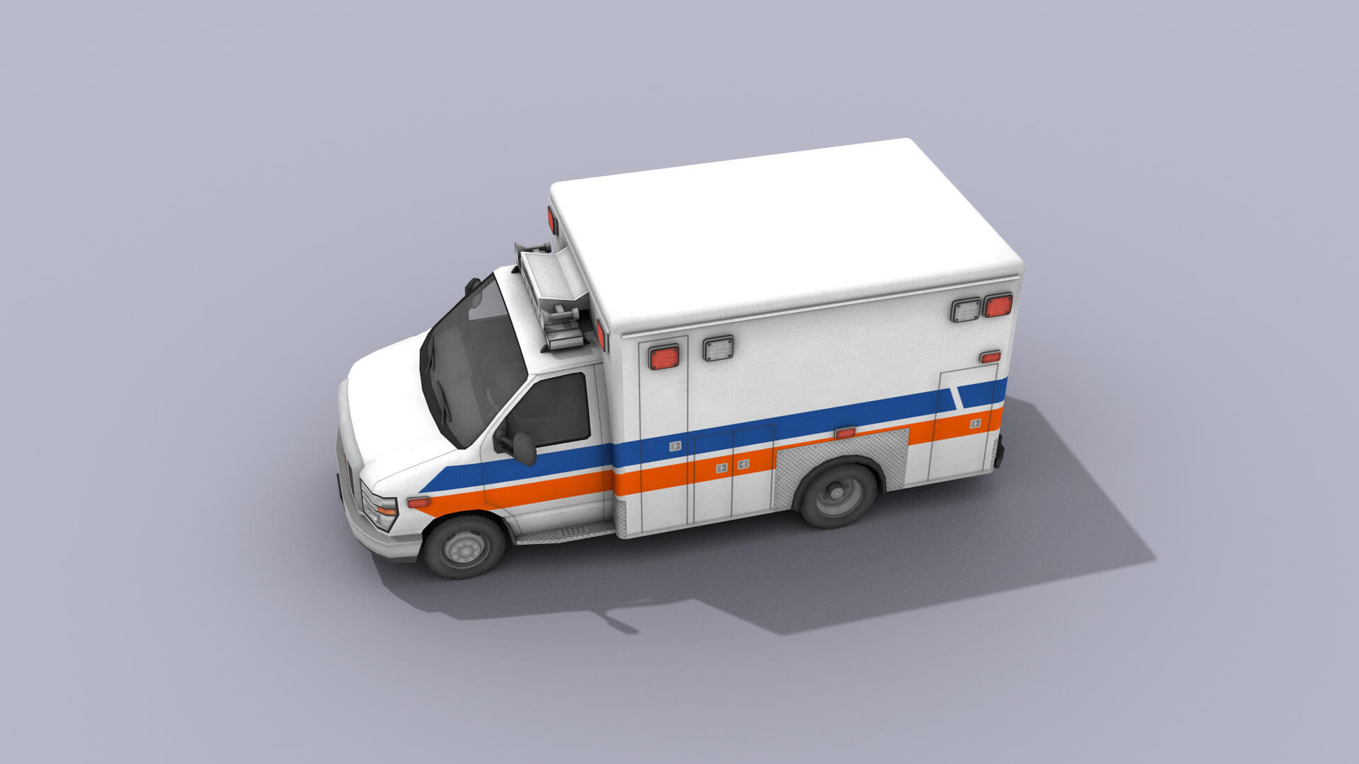 Ambulance Vehicle - 3D Model by Rescue3DAssets