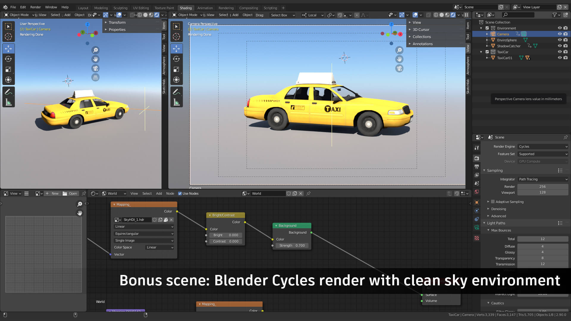 New York Taxi Car - 3D Model by Rescue3DAssets