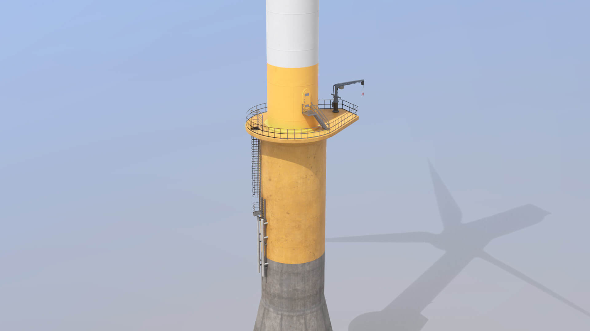 Offshore Wind Farm - 3D Model by Rescue3DAssets