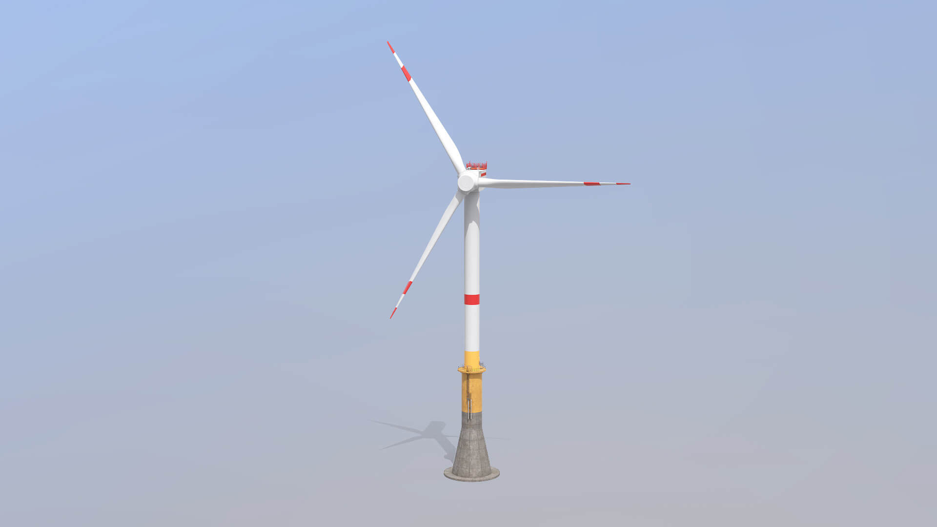 Offshore Wind Farm - 3D Model by Rescue3DAssets