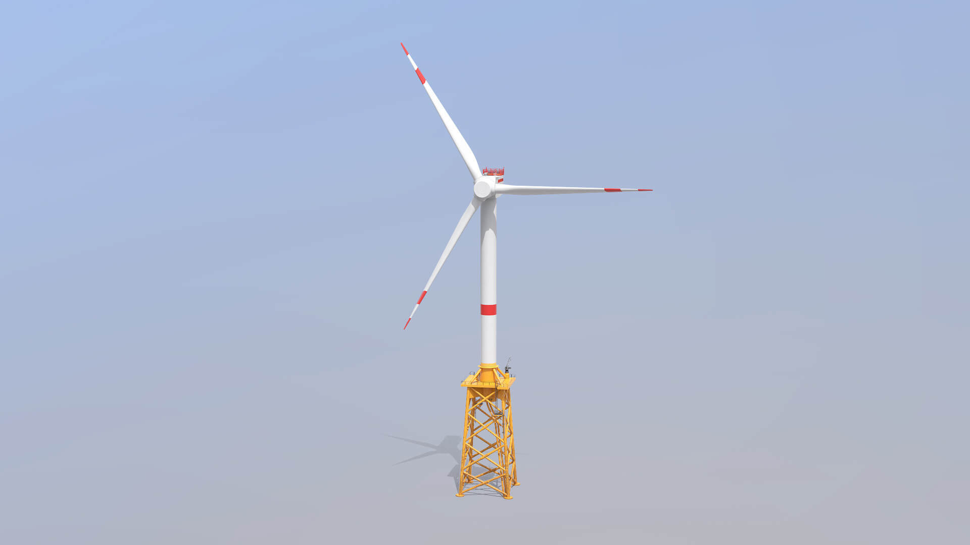 Offshore Wind Farm - 3D Model by Rescue3DAssets