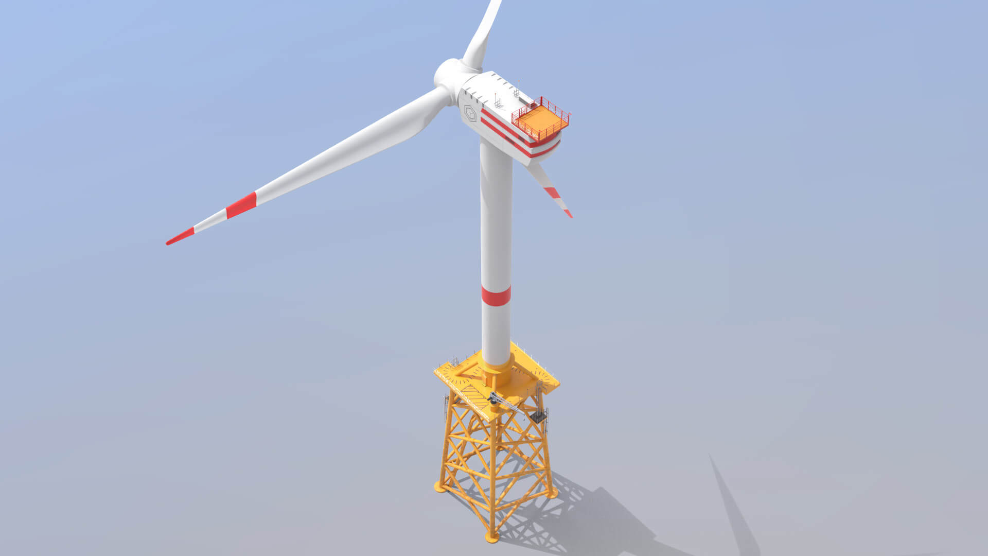 Offshore Wind Farm - 3D Model by Rescue3DAssets