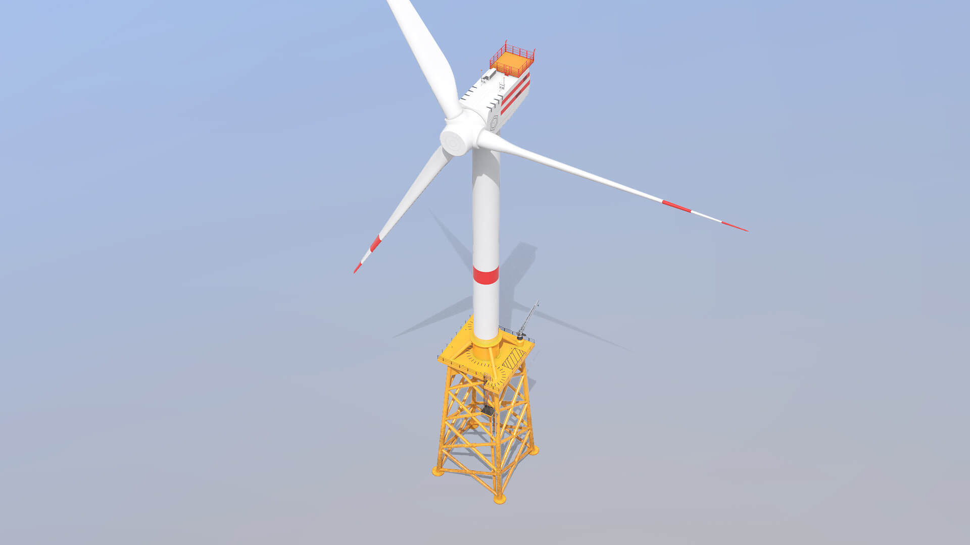 Offshore Wind Farm - 3D Model by Rescue3DAssets