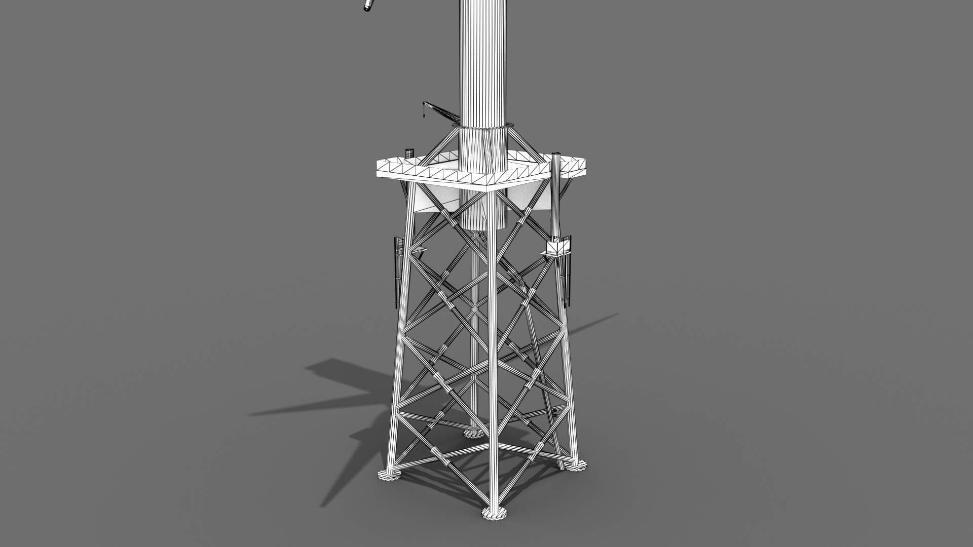 Offshore Wind Farm - 3D Model by Rescue3DAssets