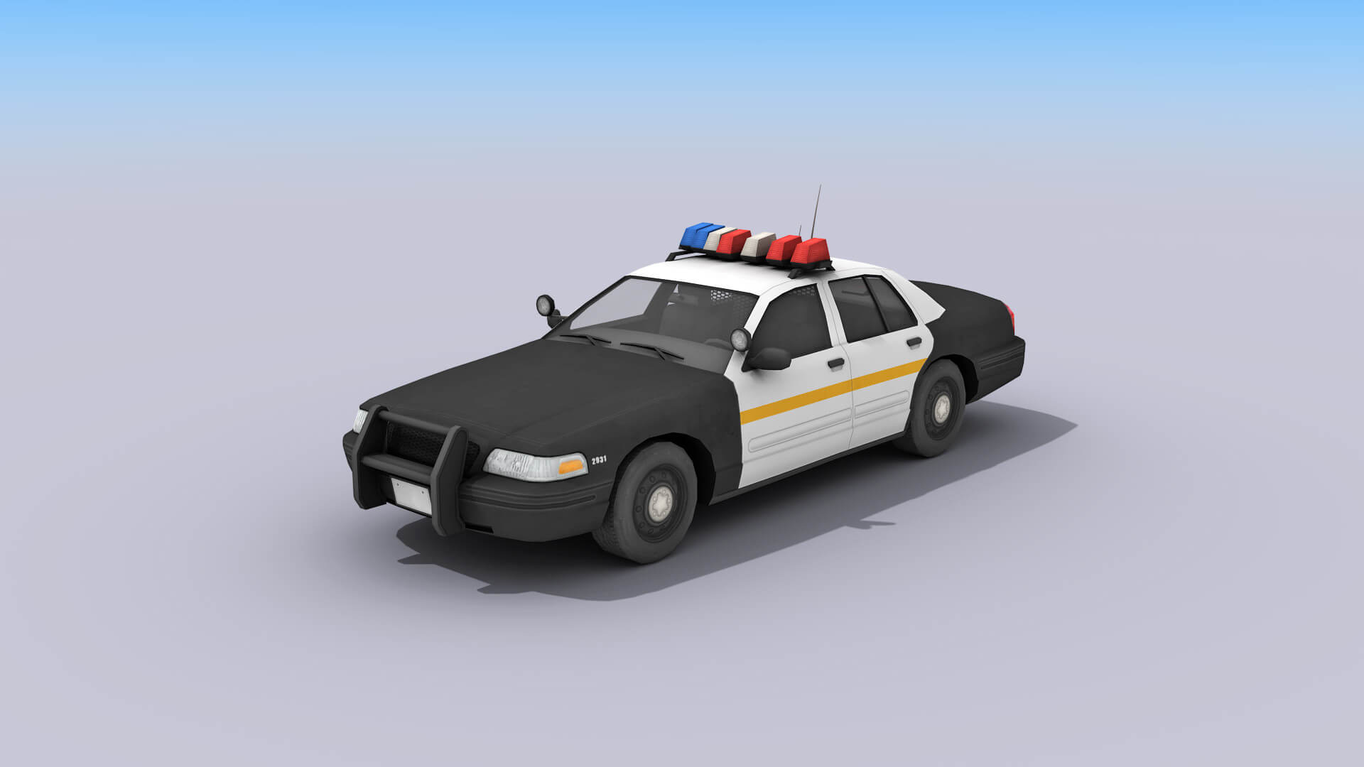 Police Car - 3D Model by Rescue3DAssets