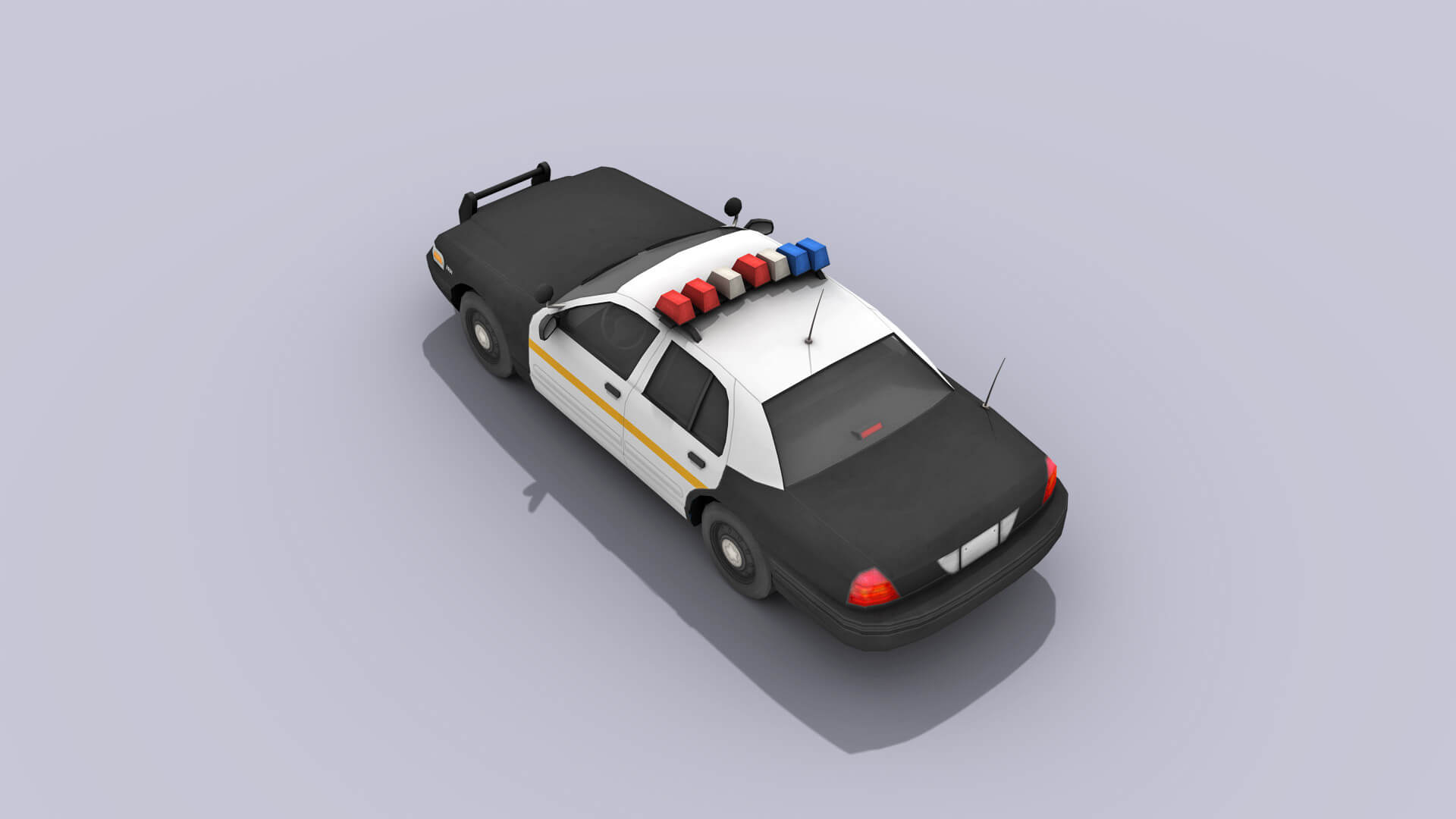Police Car - 3D Model by Rescue3DAssets