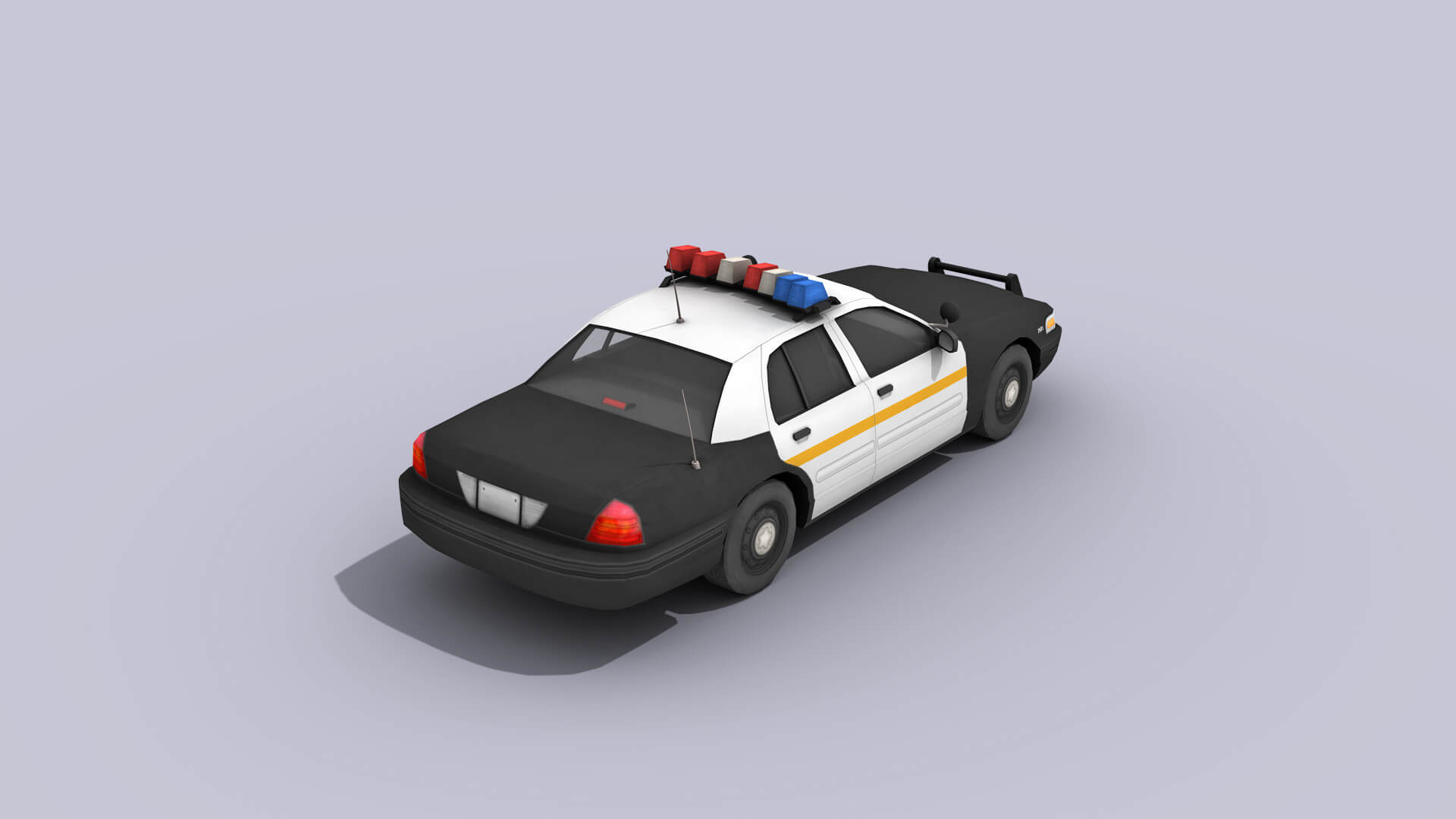 Police Car - 3D Model by Rescue3DAssets