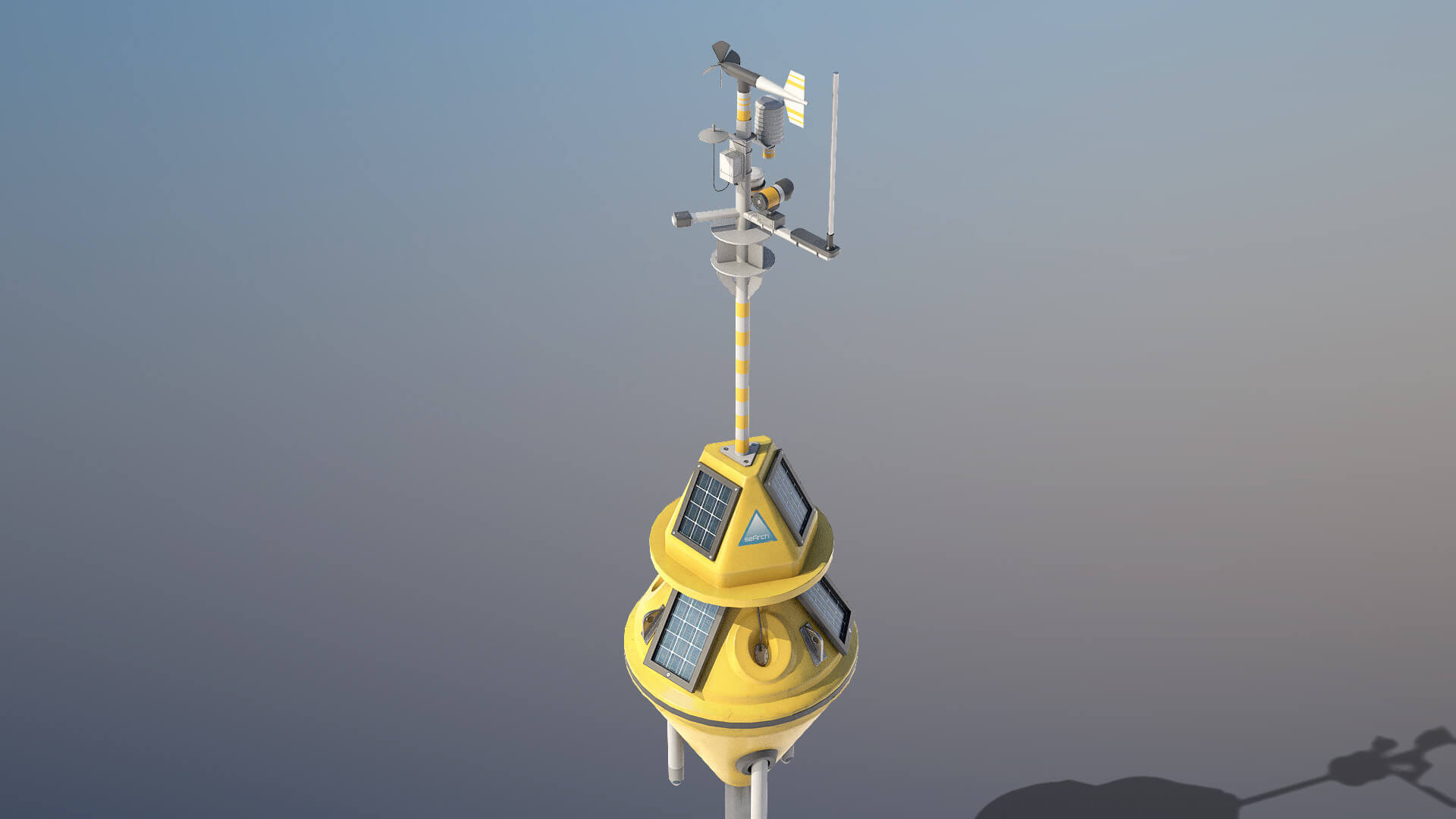 Weather Data Buoy - 3D Model by Rescue3DAssets