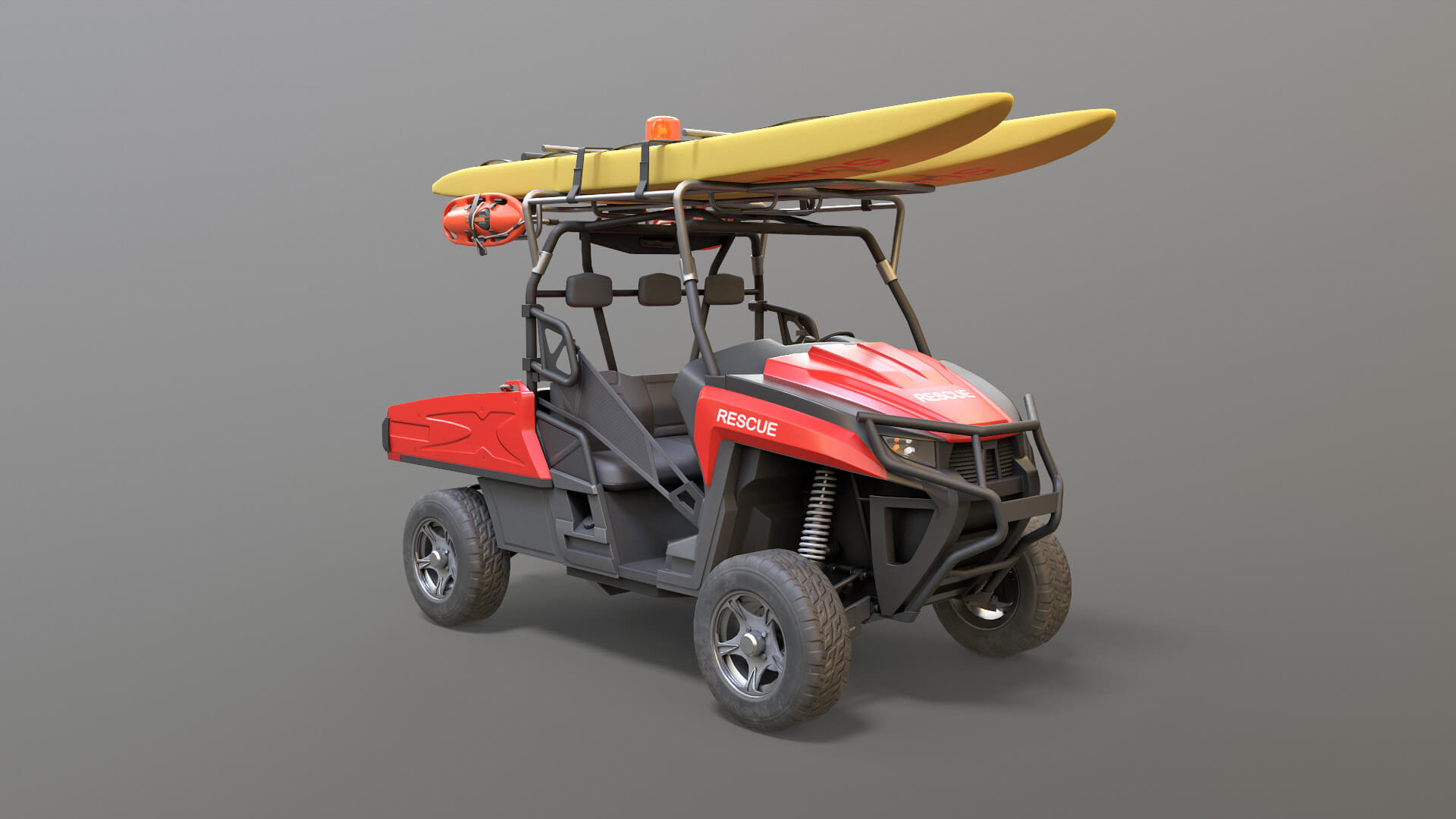 Lifeguard Vehicle - 3D Model by Rescue3DAssets