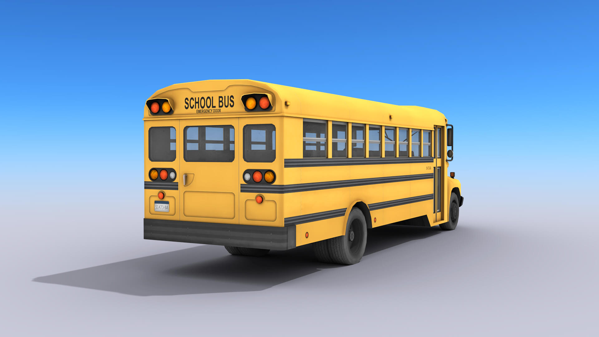 School Bus - 3D Model by Rescue3DAssets