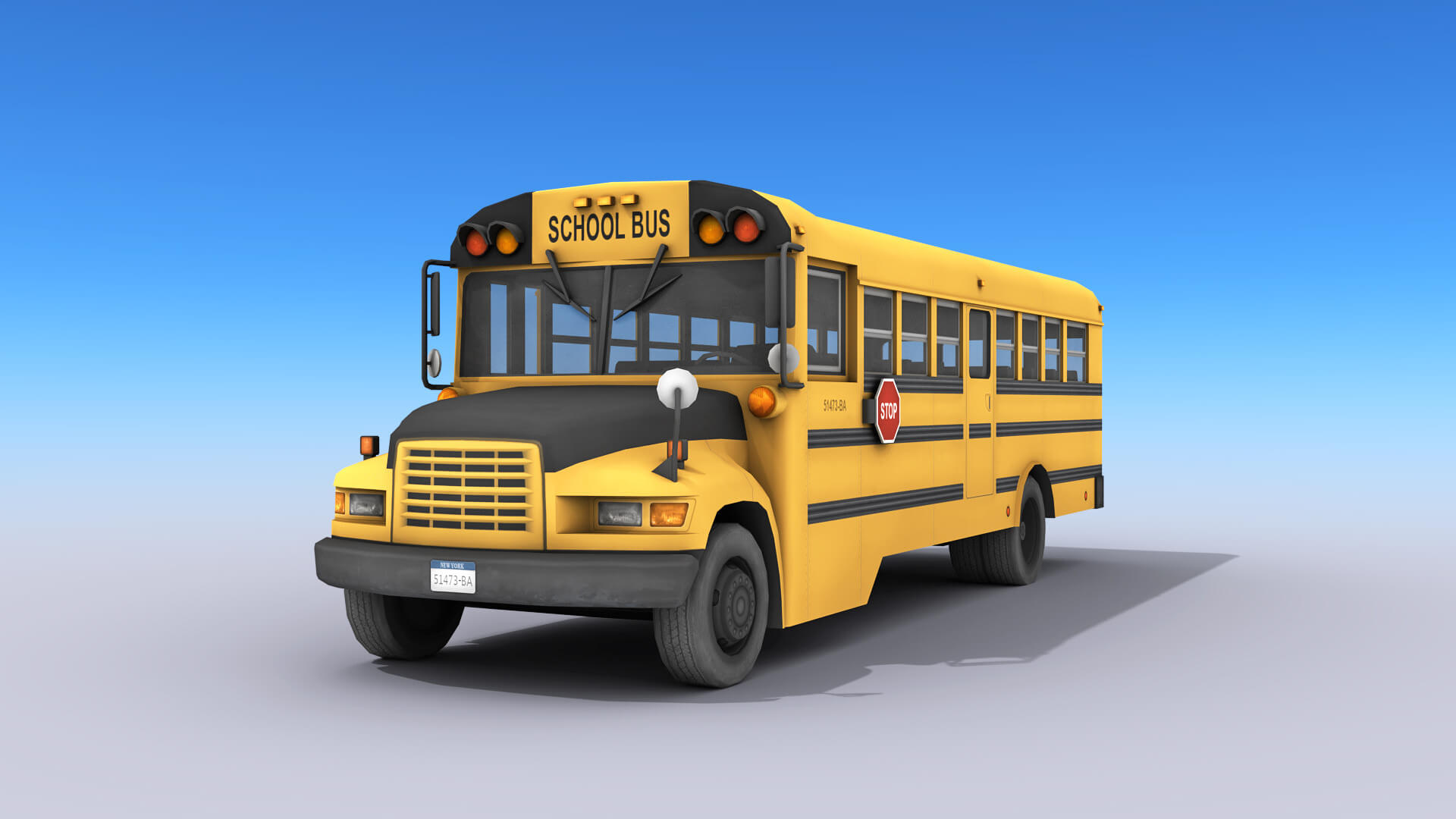 School Bus - 3D Model by Rescue3DAssets