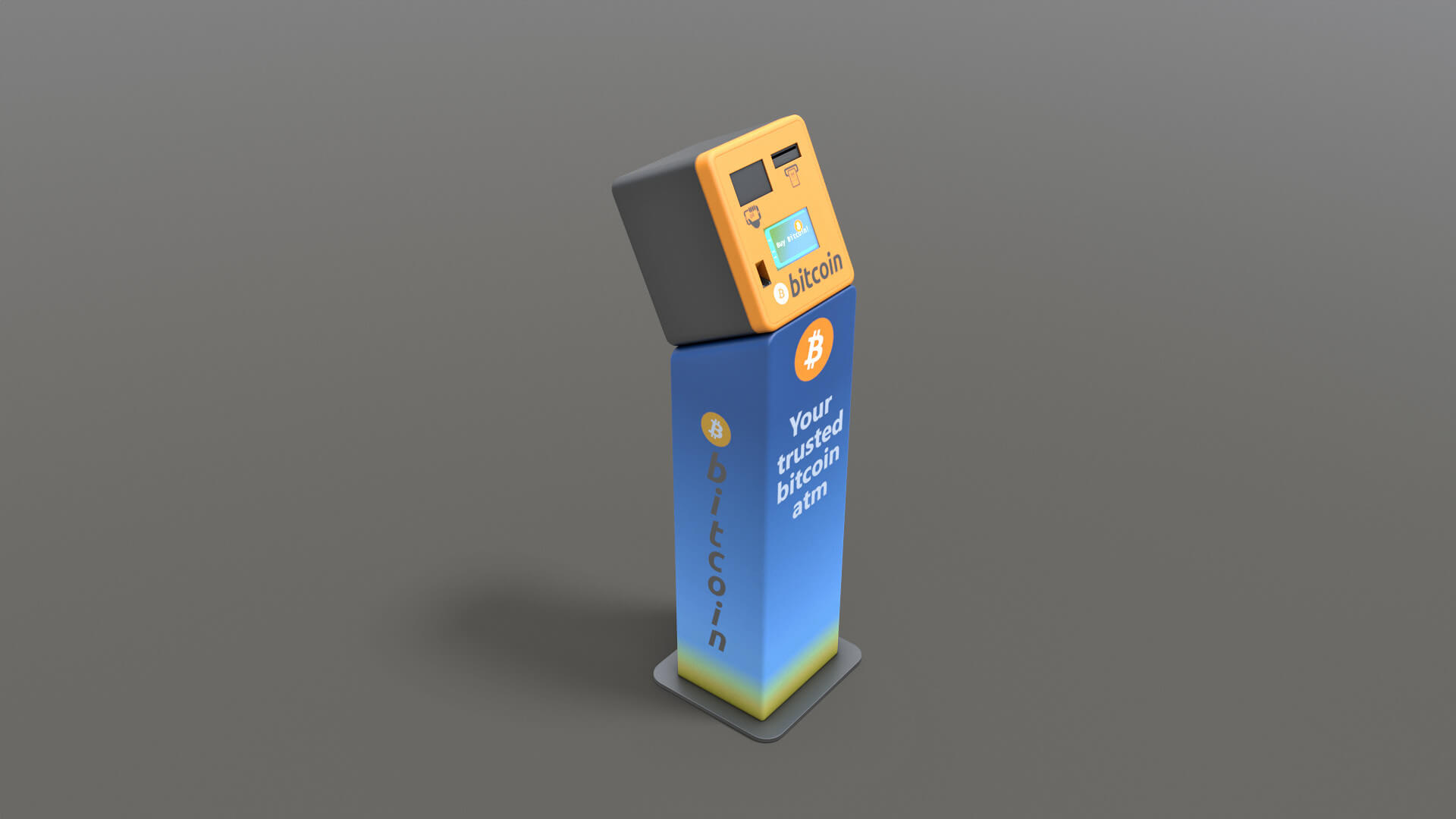 Bitcoin ATM - 3D Model by Rescue3DAssets