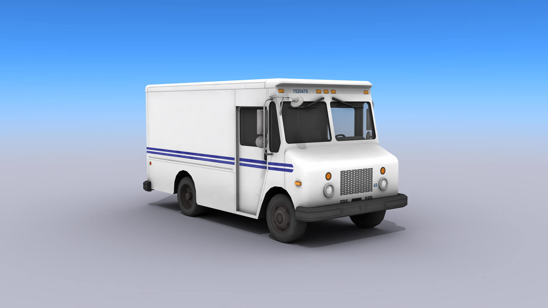 Mail Truck - 3D Model by Rescue3DAssets