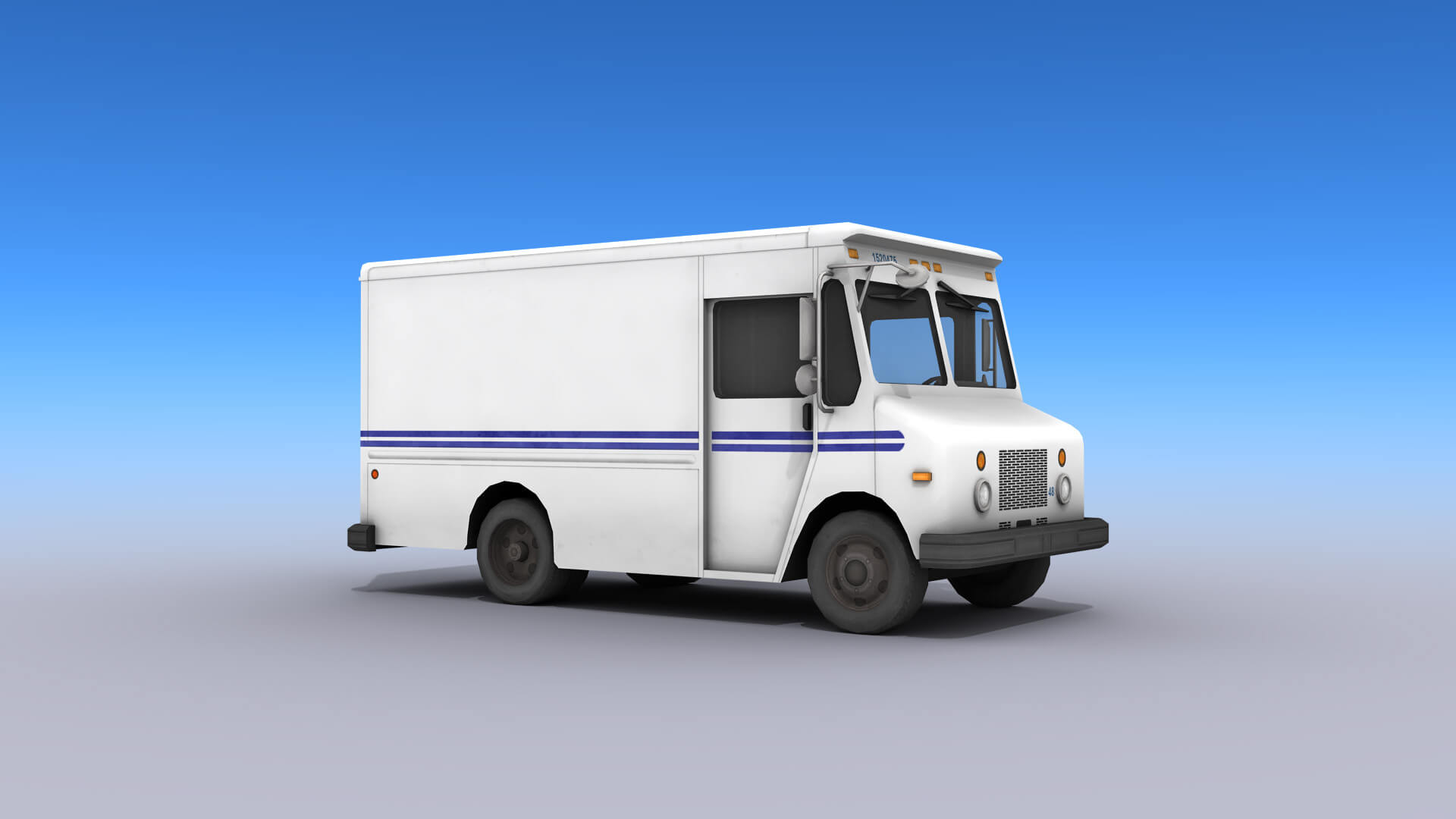 Mail Truck - 3D Model by Rescue3DAssets