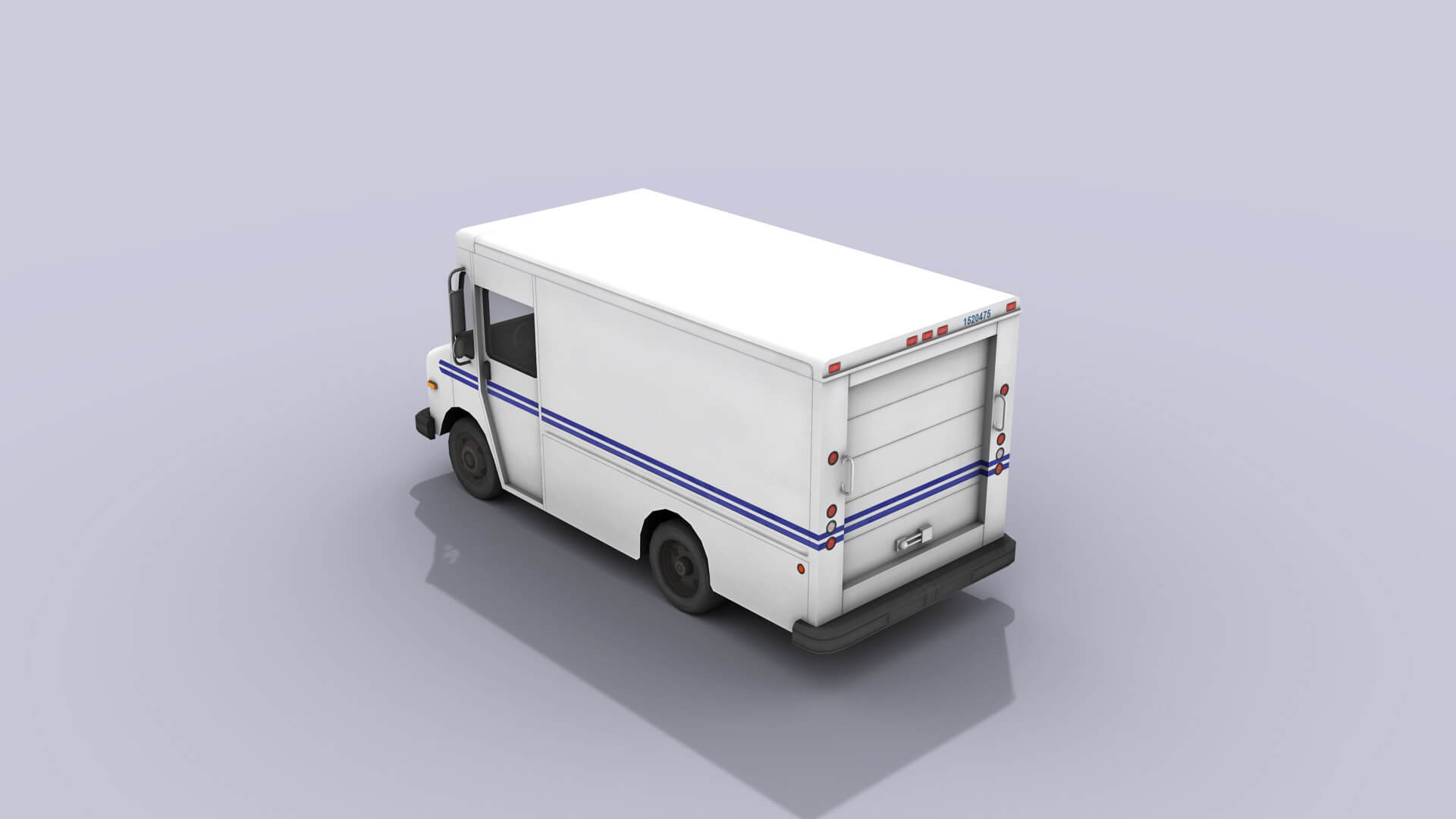 Mail Truck - 3D Model by Rescue3DAssets
