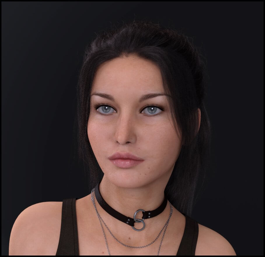 Jennifer Portrait 3D Render, Digital Art by restif
