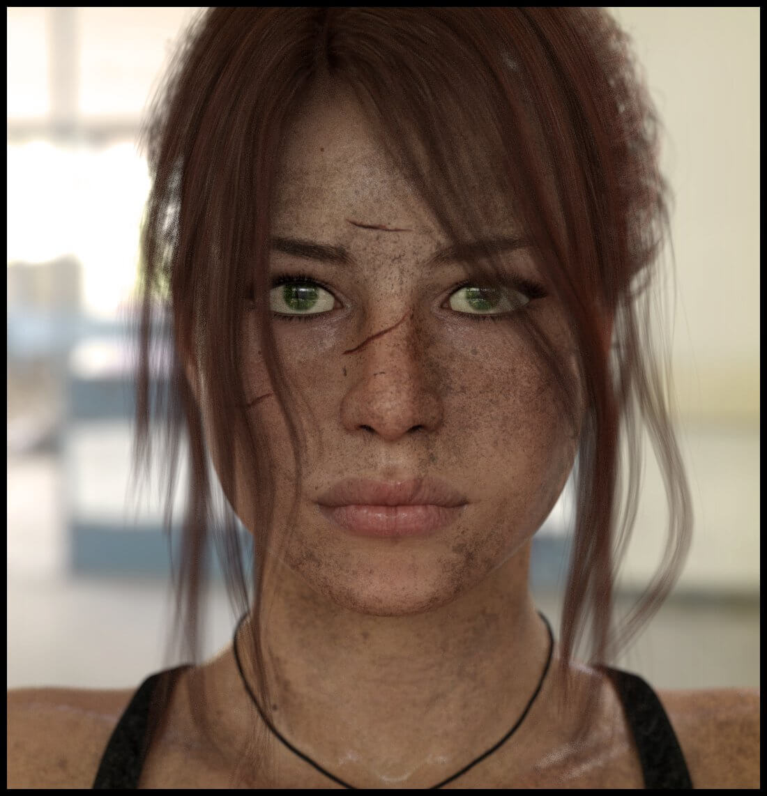 Lynette Dirty Beauty 3D Render, Digital Art by restif
