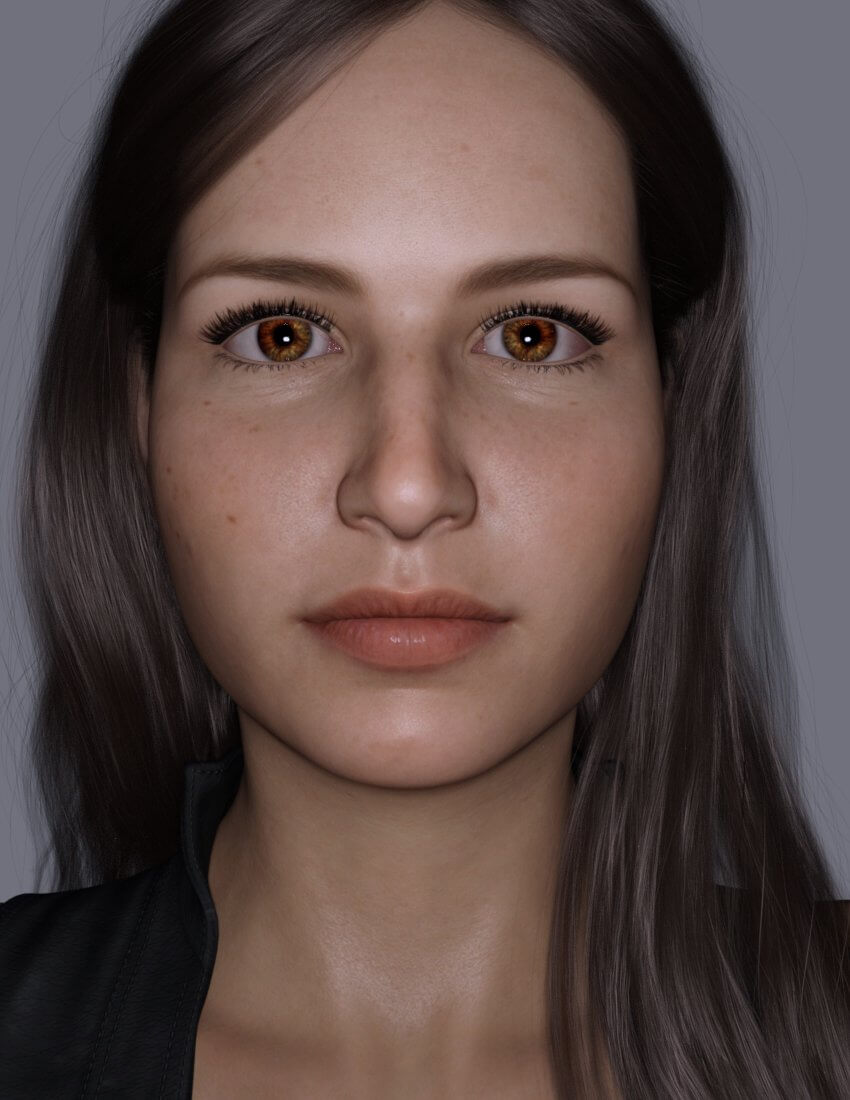 Sarah 3D Render, Digital Art by restif