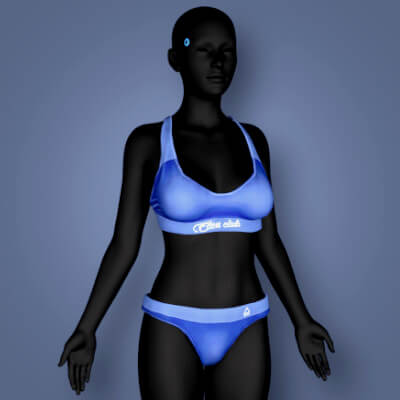 RTK DBH Eden Club Blue Outfit for Genesis 8 Female - Free Daz Content by Retarka