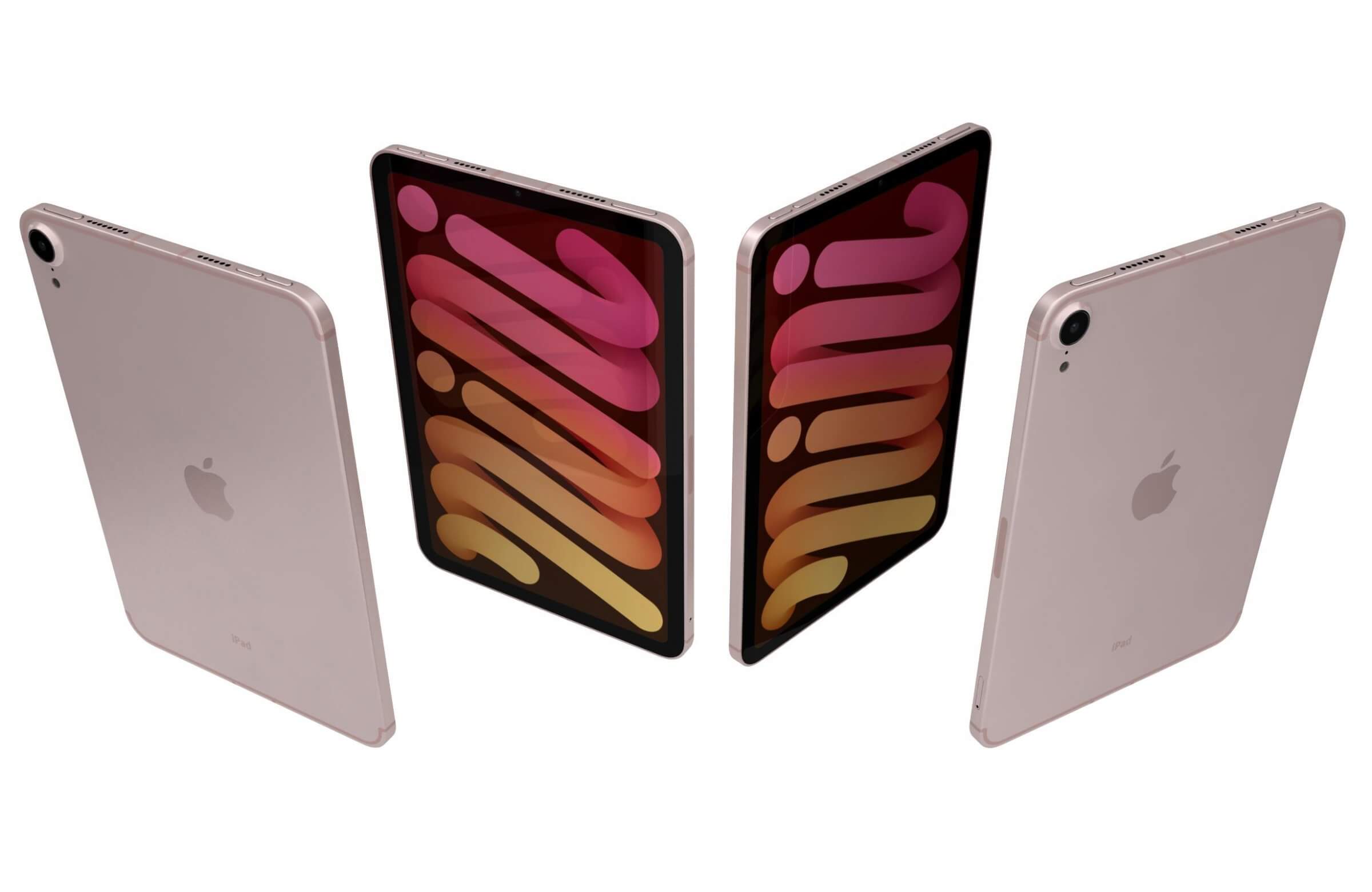 Apple iPad 10 2 2021 9th Gen Pink - 3D Model by Rever_Art