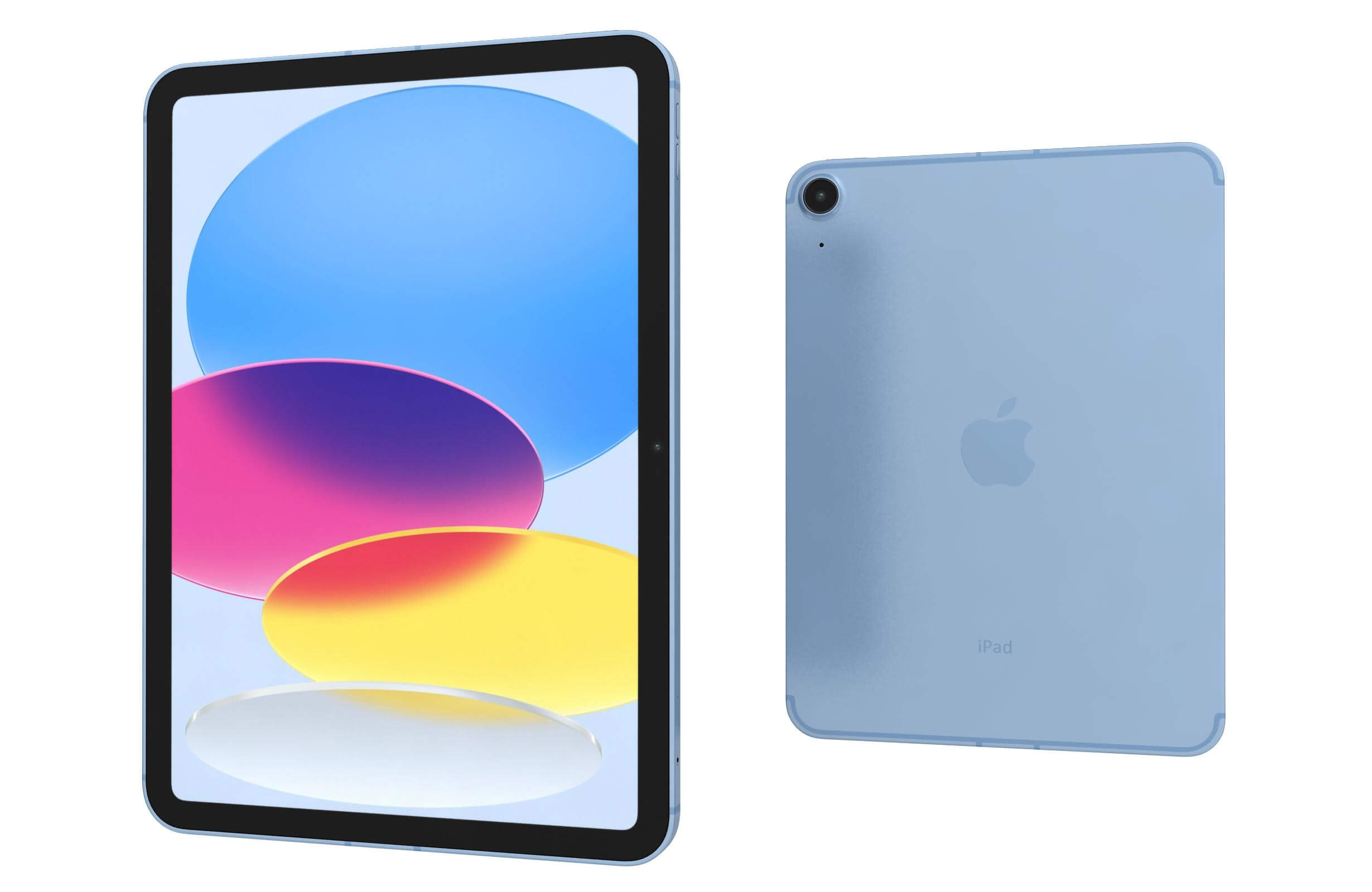 Apple iPad 2022 10th Gen WiFi-Cellular Blue 3D Model by Rever_Art