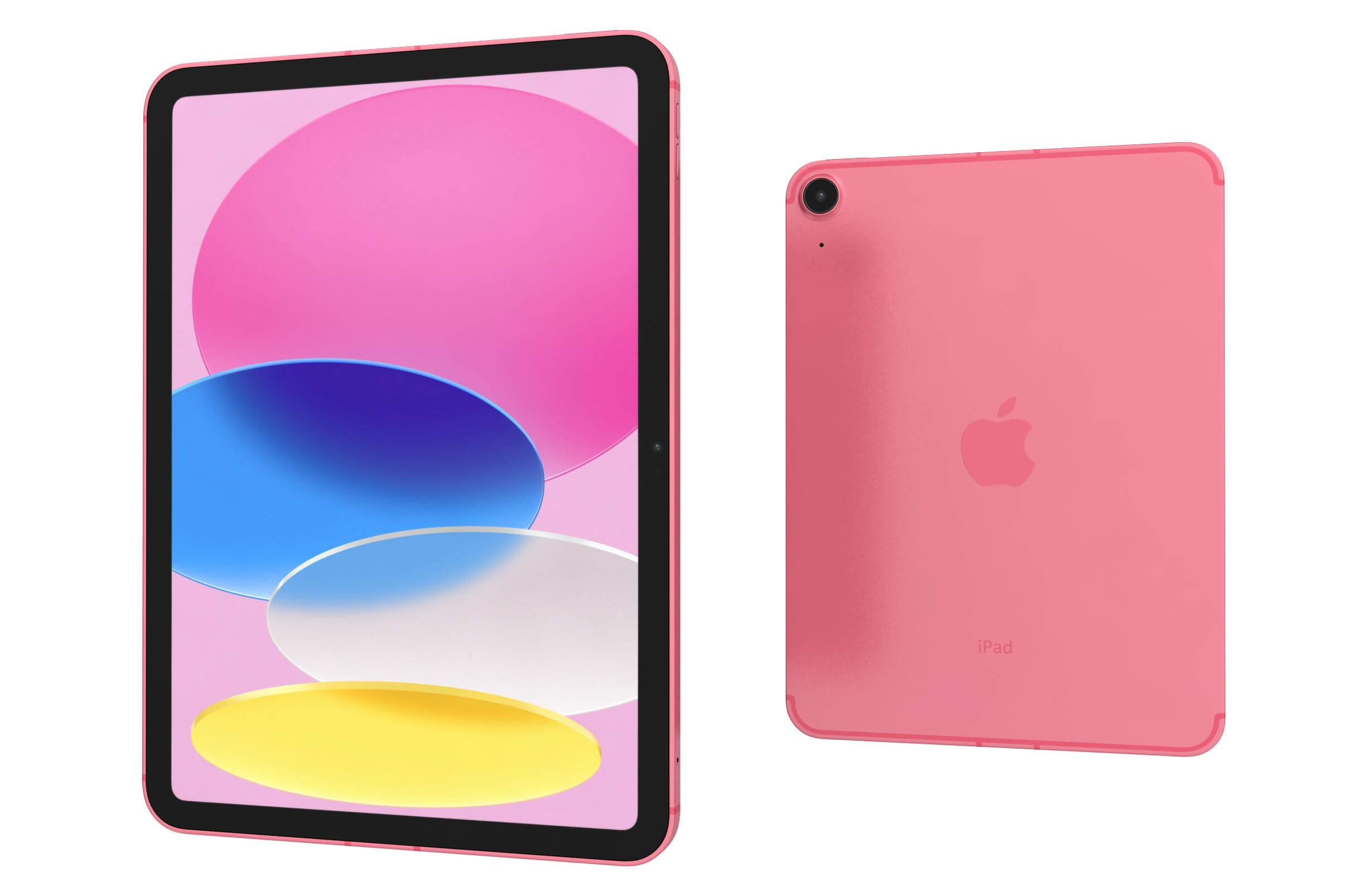 Apple IPad 2022 10th Gen WiFi-Cellular Pink 3D Model by Rever_Art