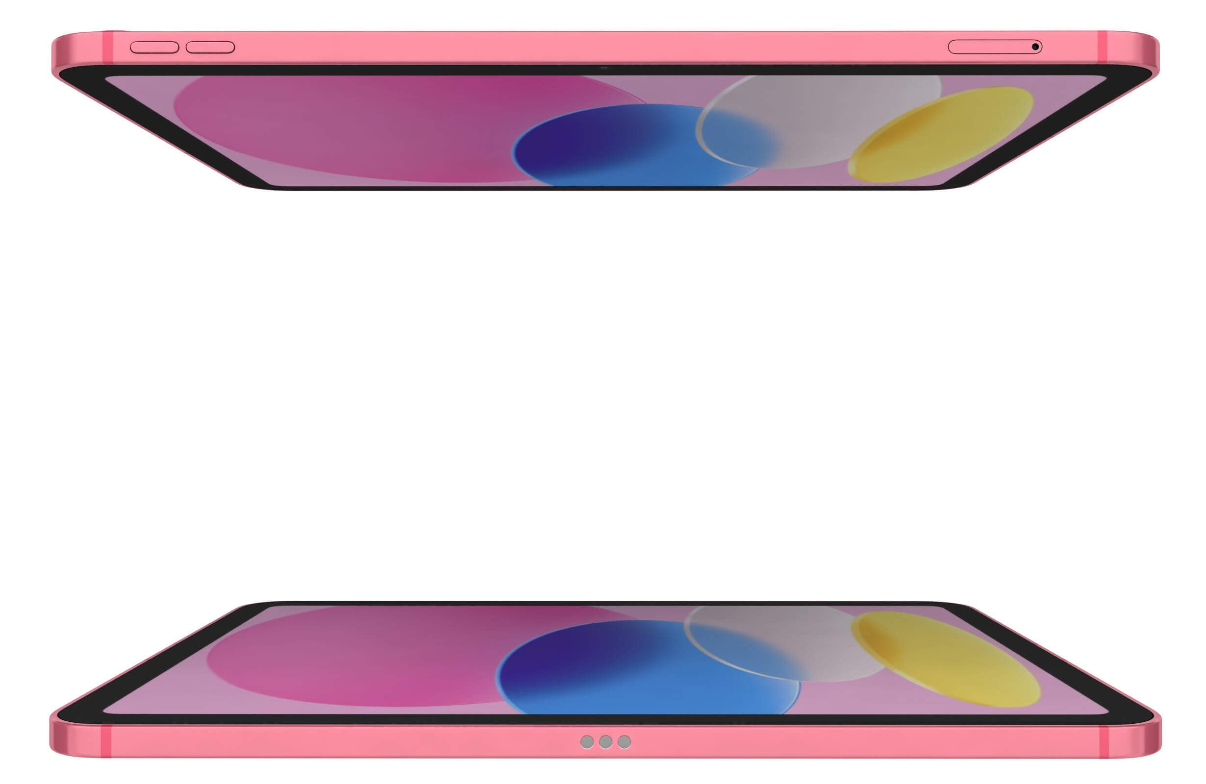 Apple IPad 2022 10th Gen WiFi-Cellular Pink 3D Model by Rever_Art