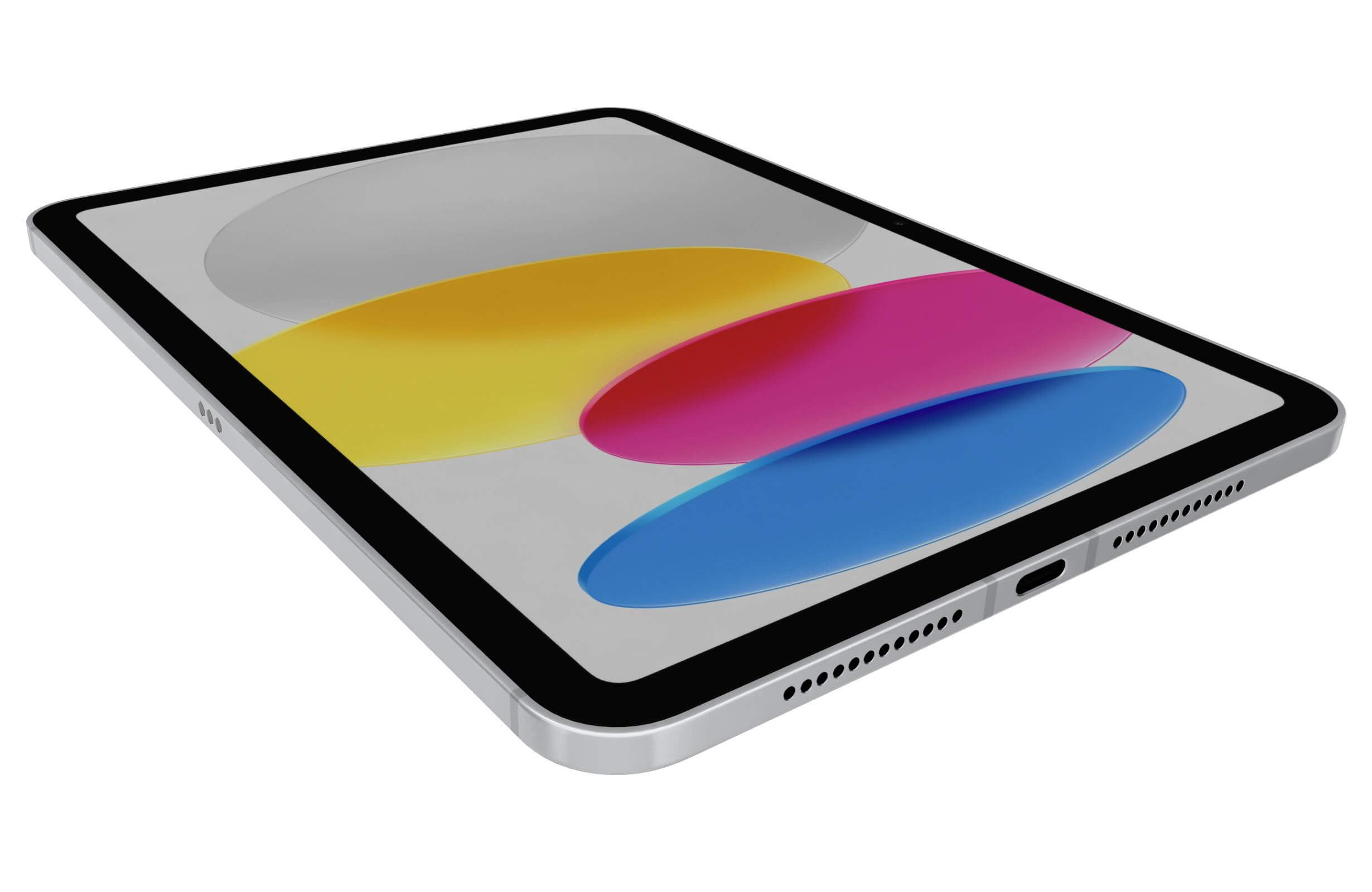 Apple IPad 2022 10th Gen WiFi-Cellular Silver 3D Model by Rever_Art