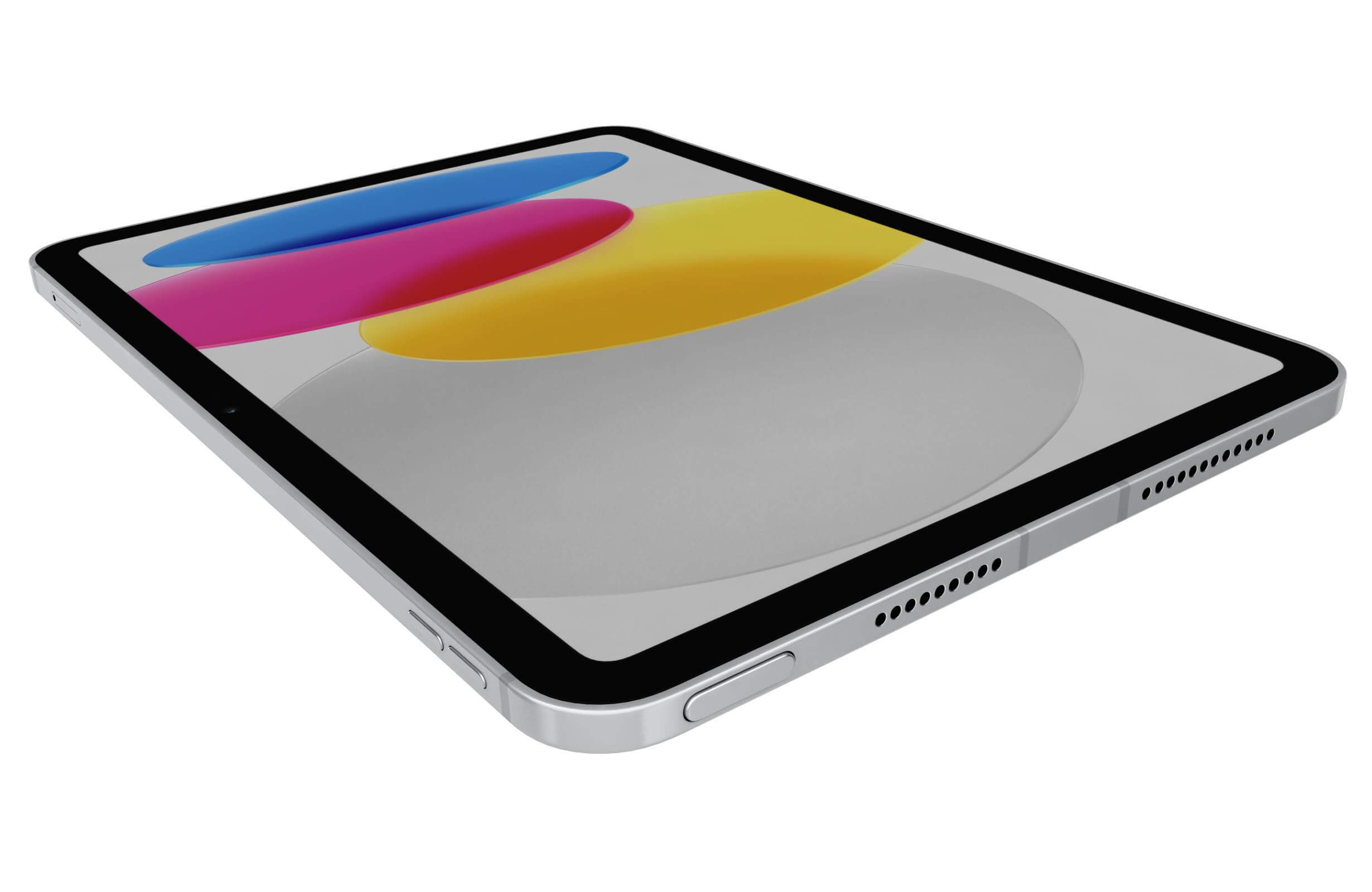 Apple IPad 2022 10th Gen WiFi-Cellular Silver 3D Model by Rever_Art