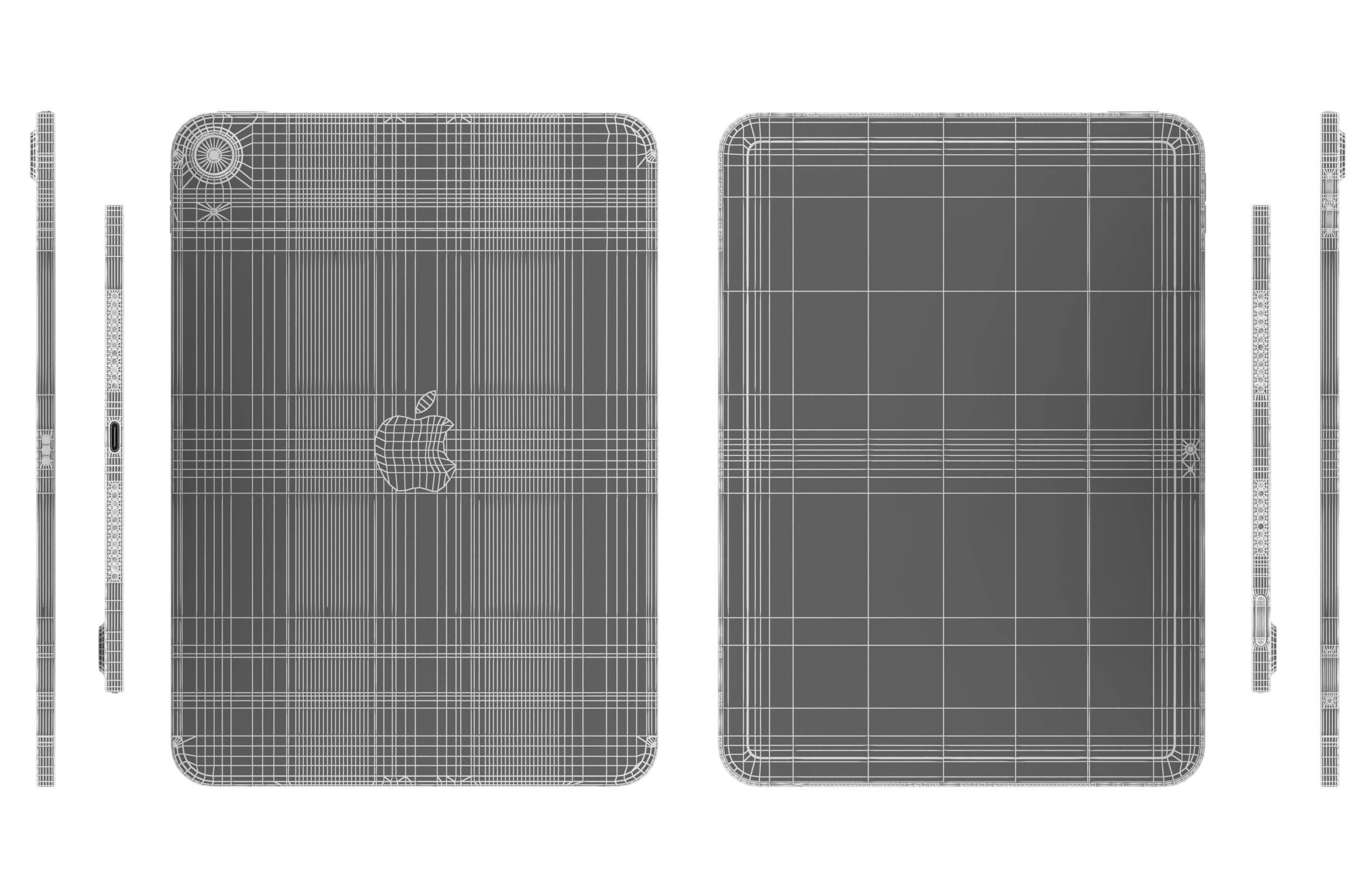 Apple IPad 2022 10th Gen WiFi-Cellular Silver 3D Model by Rever_Art