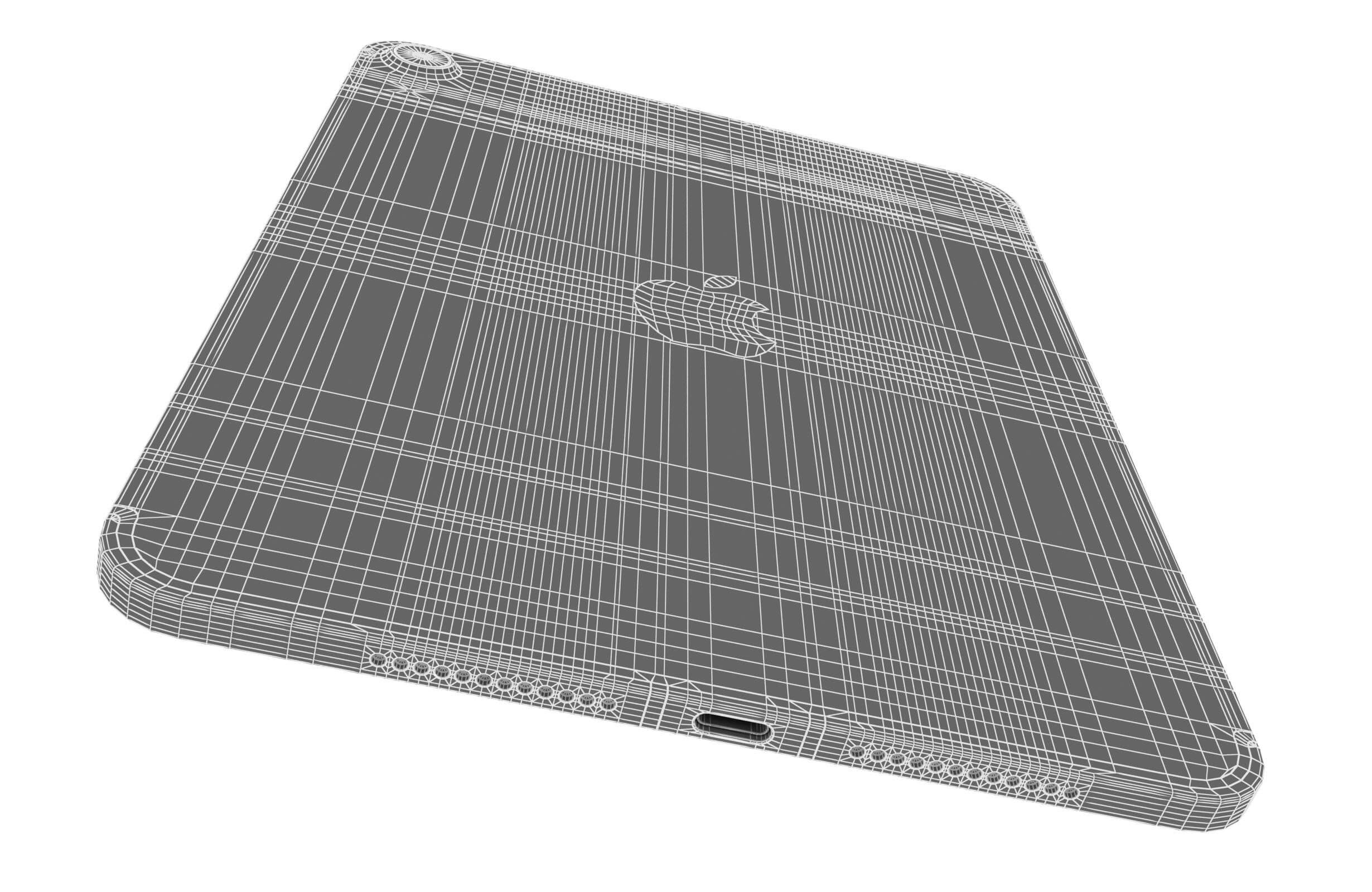 Apple IPad 2022 10th Gen WiFi-Cellular Silver 3D Model by Rever_Art