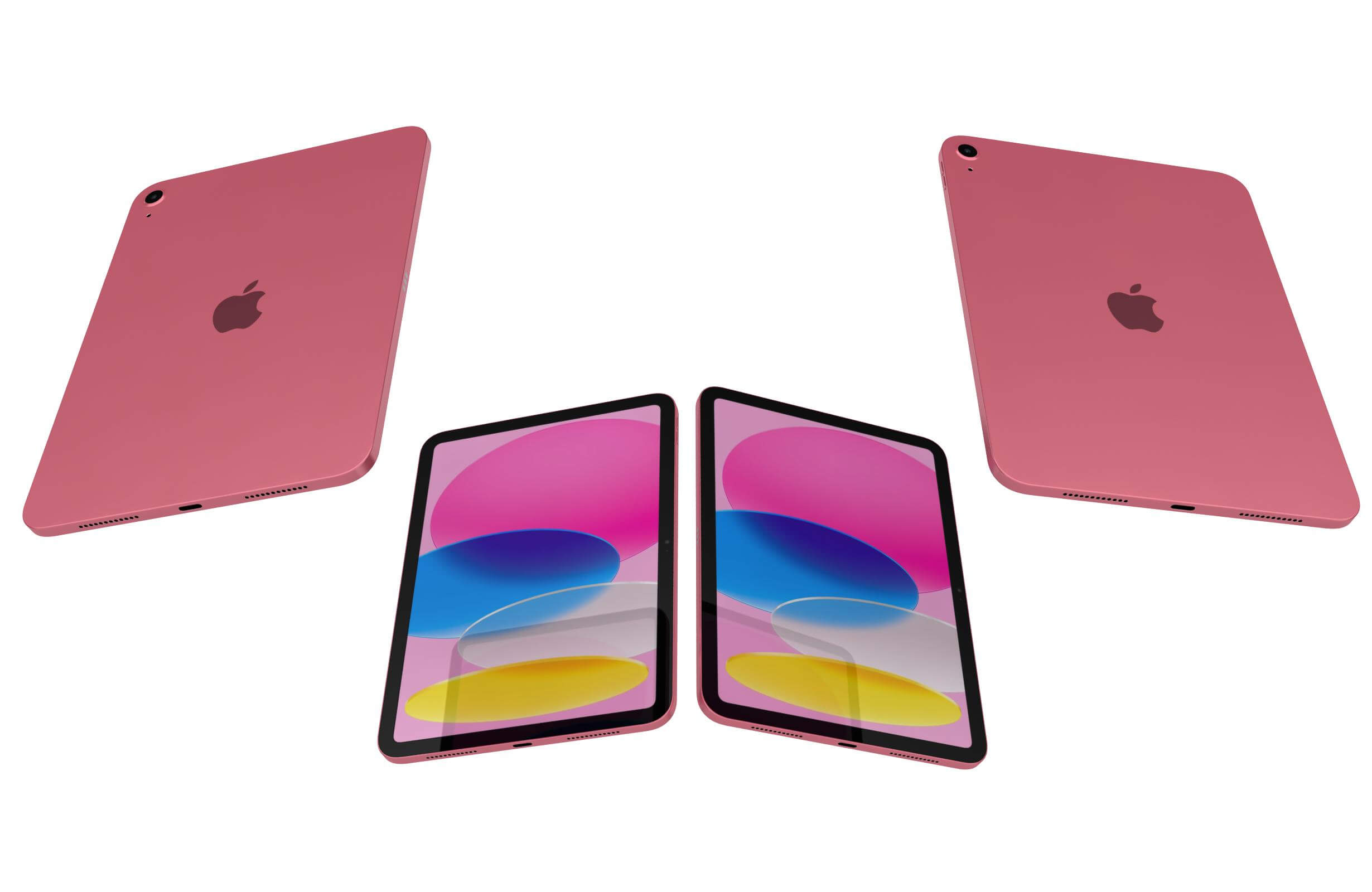 Apple iPad 2025 Pink - 3D Model by Rever_Art