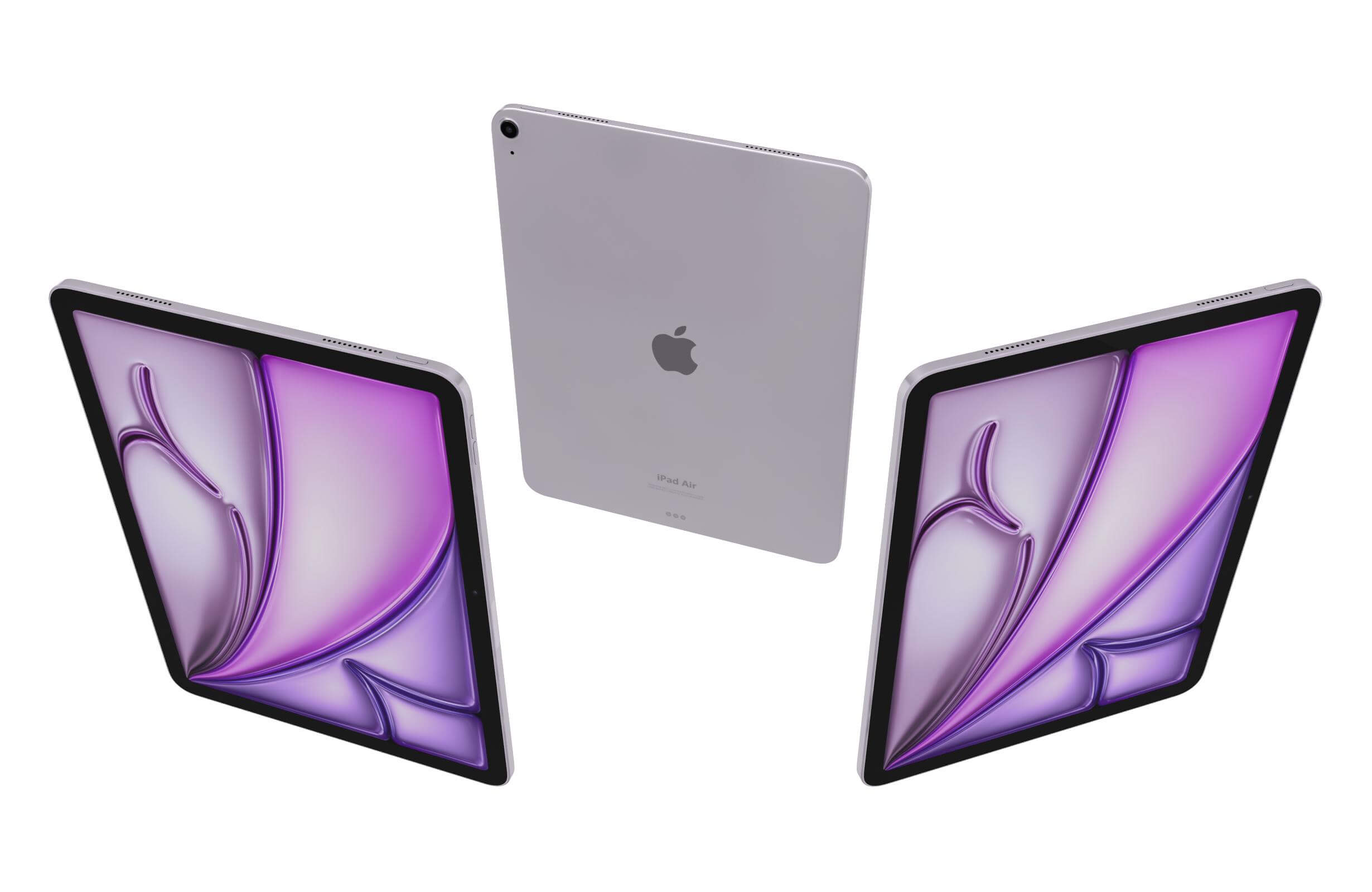 Apple iPad Air 13 2024 Purple - 3D Model by Rever_Art