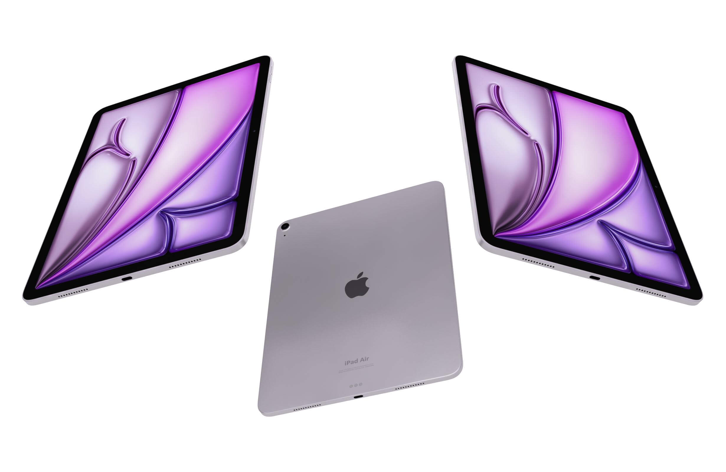 Apple iPad Air 13 2024 Purple - 3D Model by Rever_Art