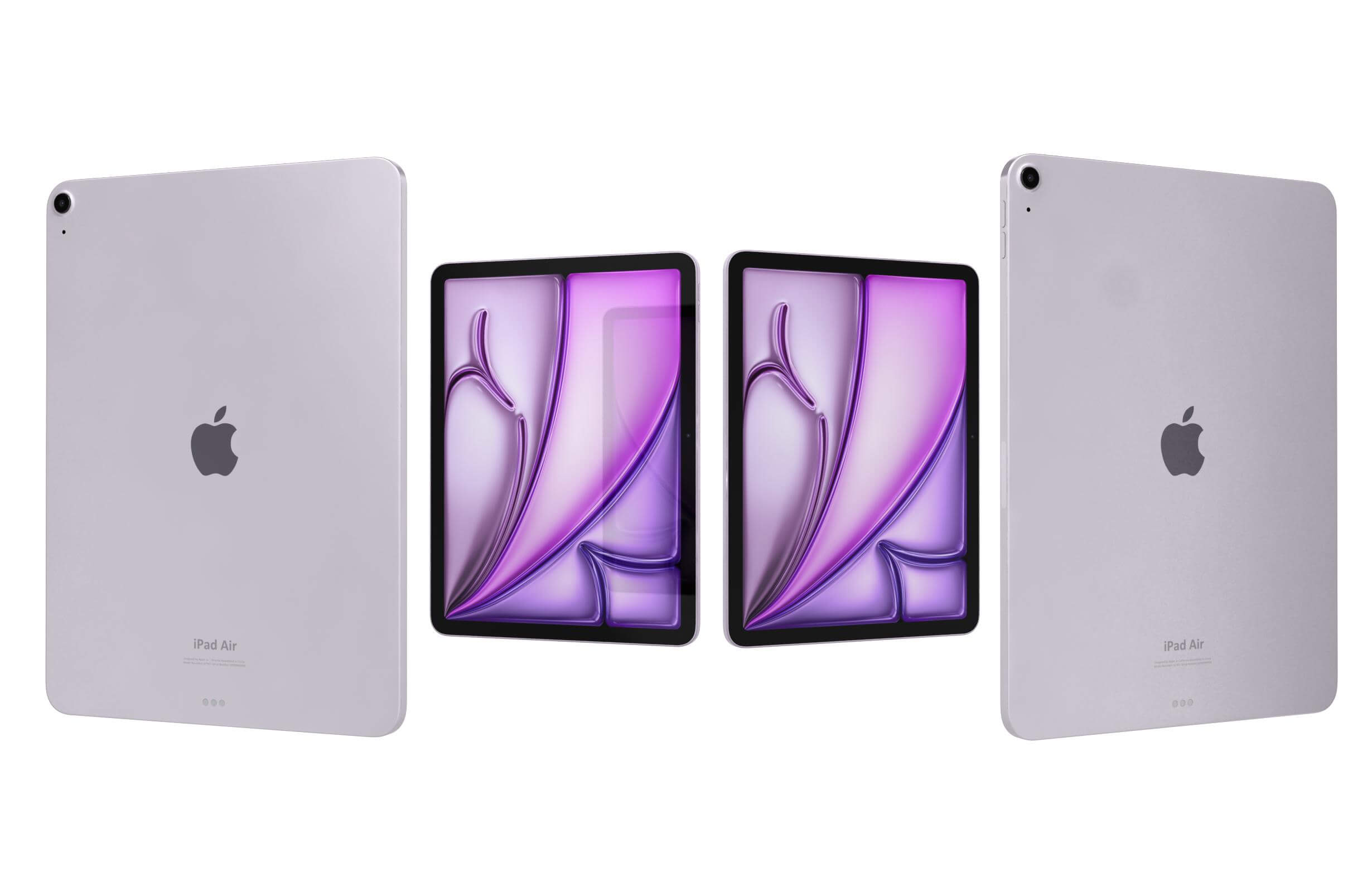 Apple iPad Air 13 2024 Purple - 3D Model by Rever_Art