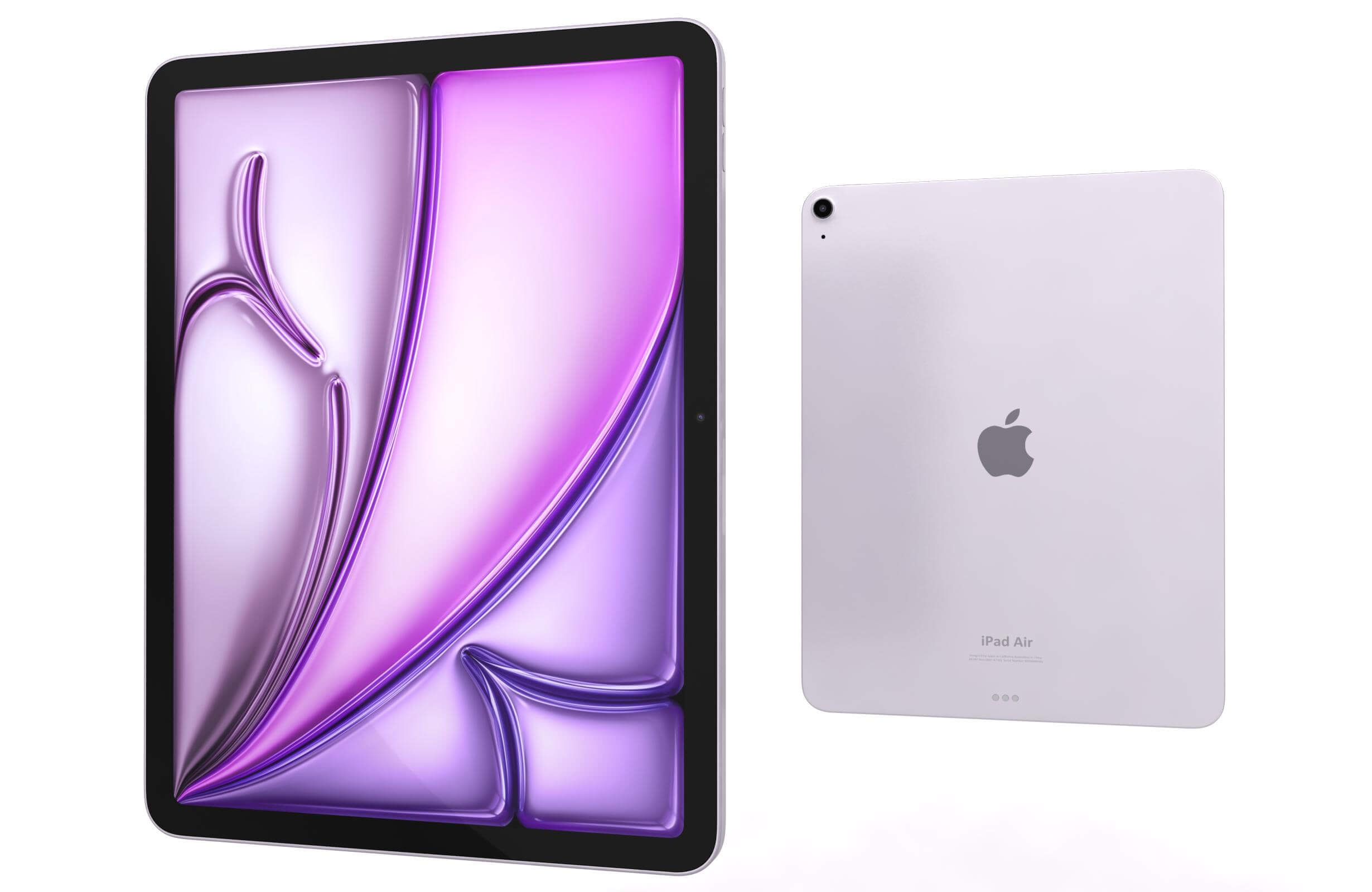 Apple iPad Air 13 2024 Purple - 3D Model by Rever_Art