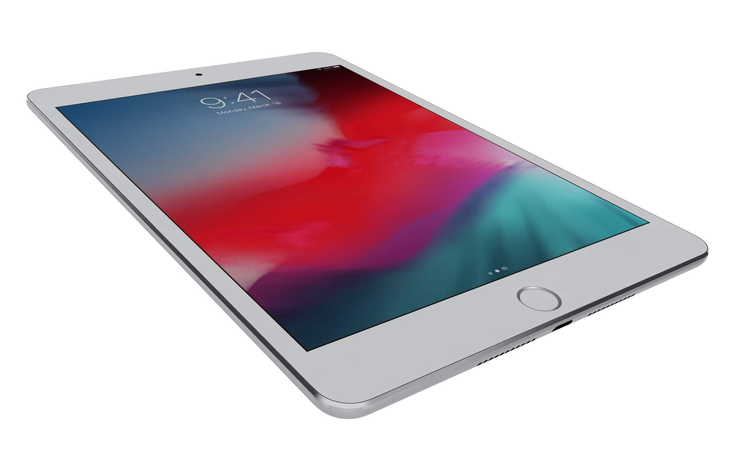 Apple iPad mini 5th Gen Silver - 3D Model by Rever_Art