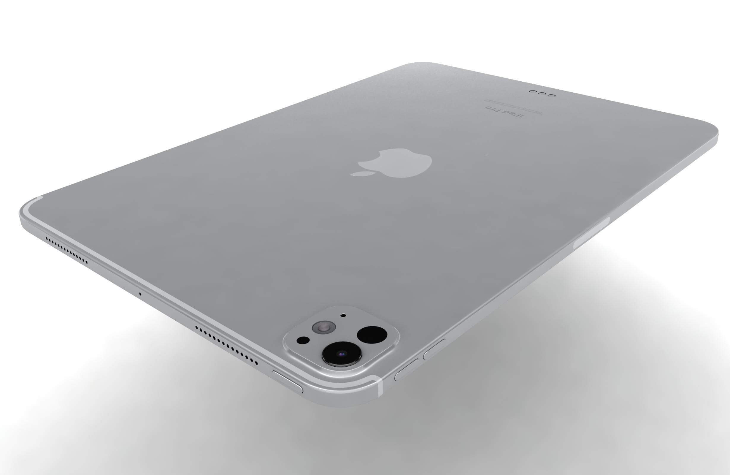 Apple iPad Pro 11 Silver - 3D Model by Rever_Art