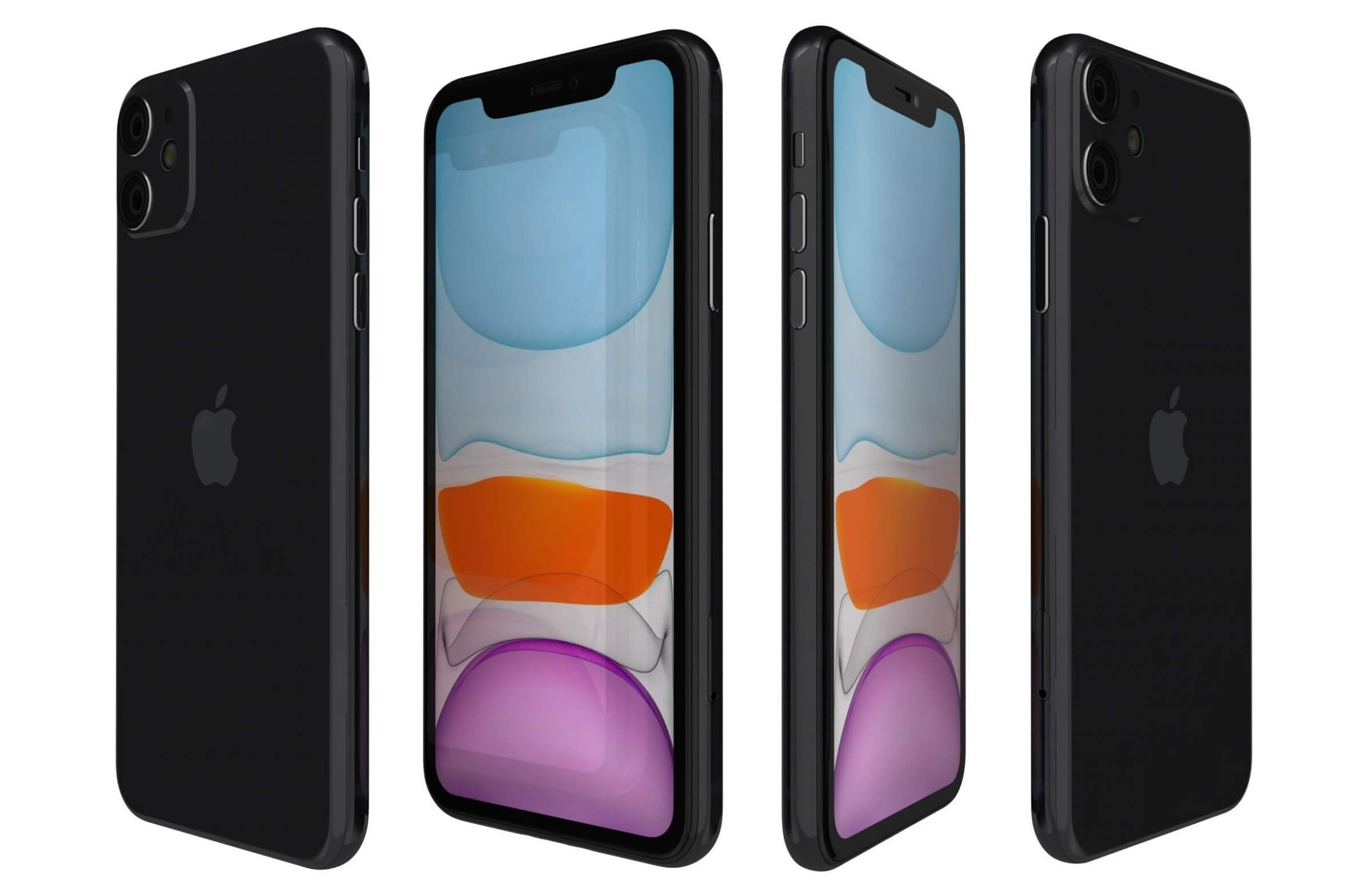 Apple iPhone 11 Black - 3D Model by Rever_Art