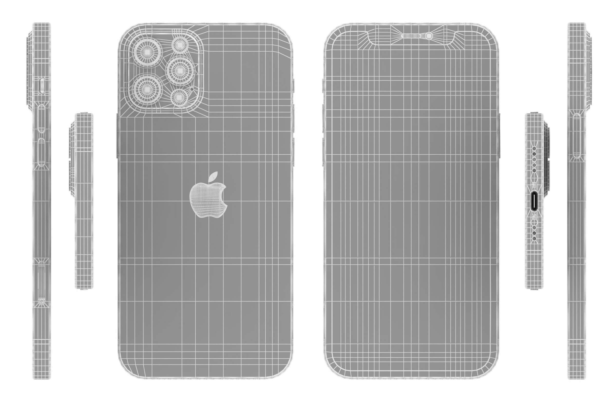 Apple iPhone 12 All Collection - 3D Model by Rever_Art
