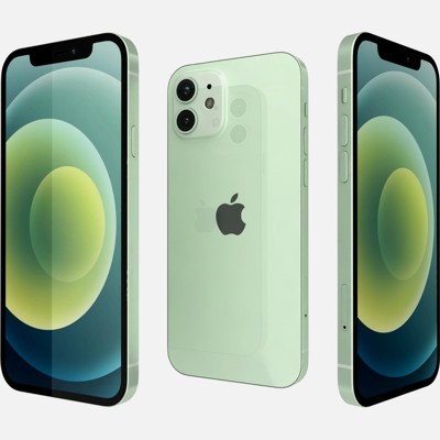 Apple iPhone 12 Green - 3D Model by Rever_Art