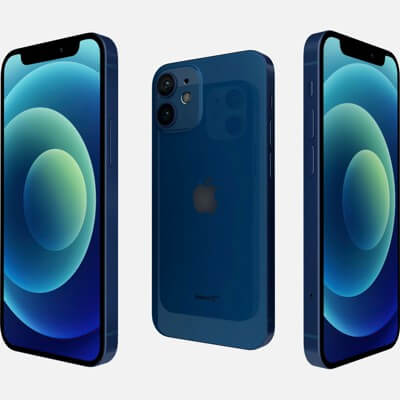 Apple iPhone 12 Mini Blue - 3D Model by Rever_Art