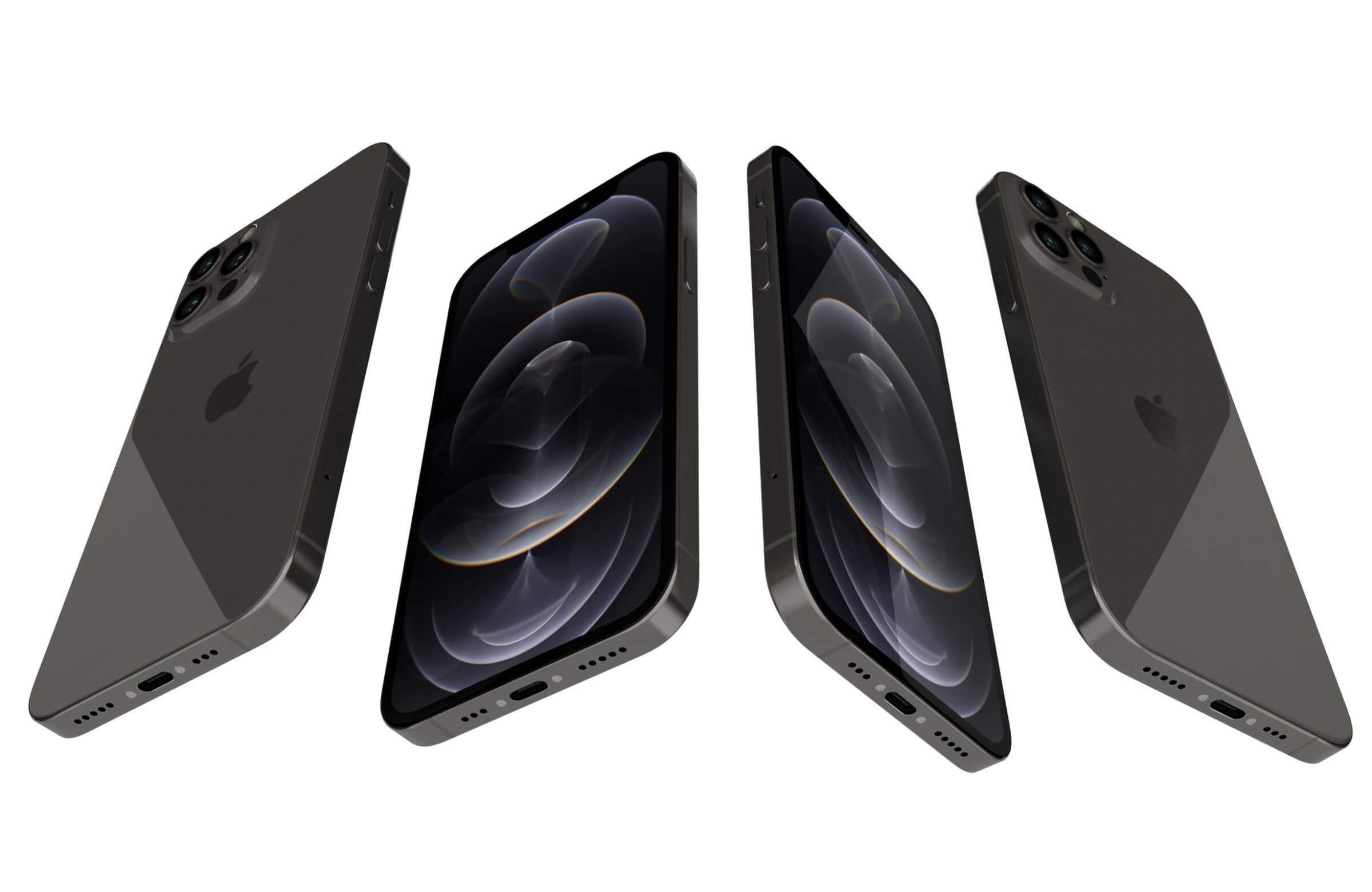 Apple iPhone 12 Pro Graphite - 3D Model by Rever_Art