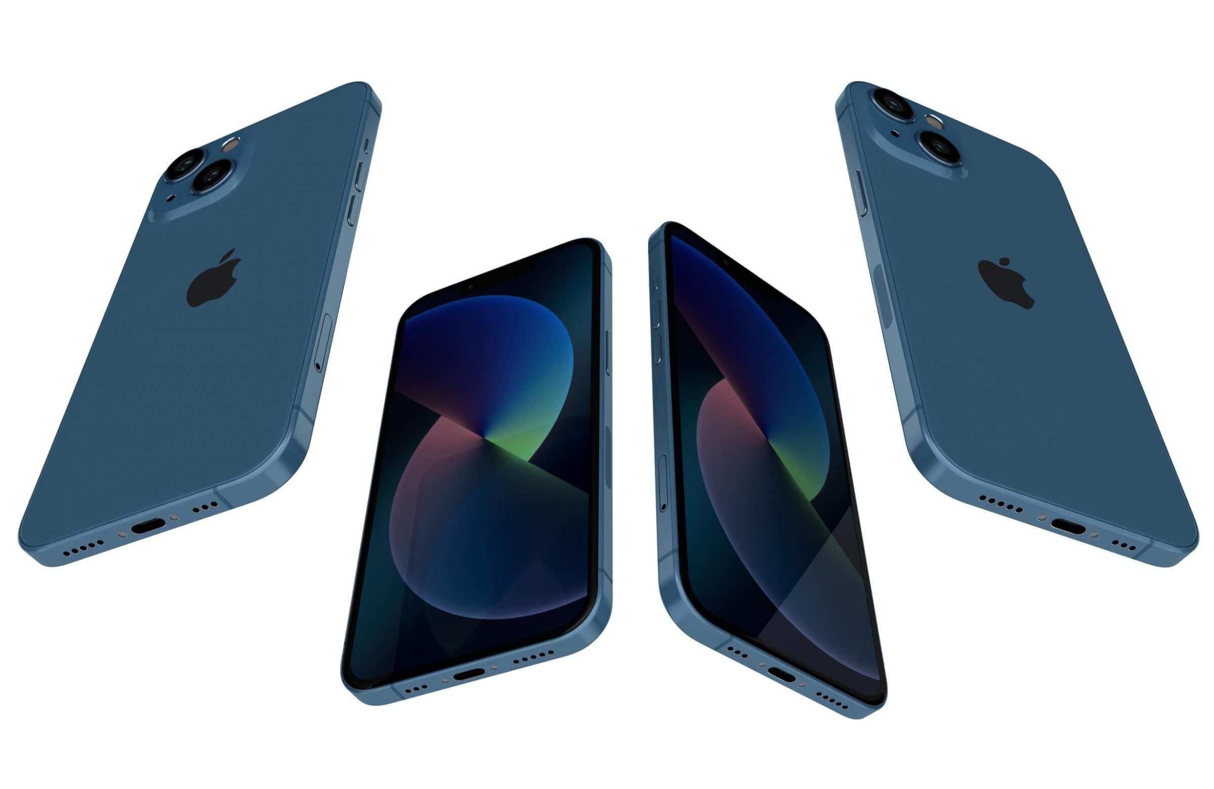 Apple iPhone 13 Mini All Colors - 3D Model by Rever_Art