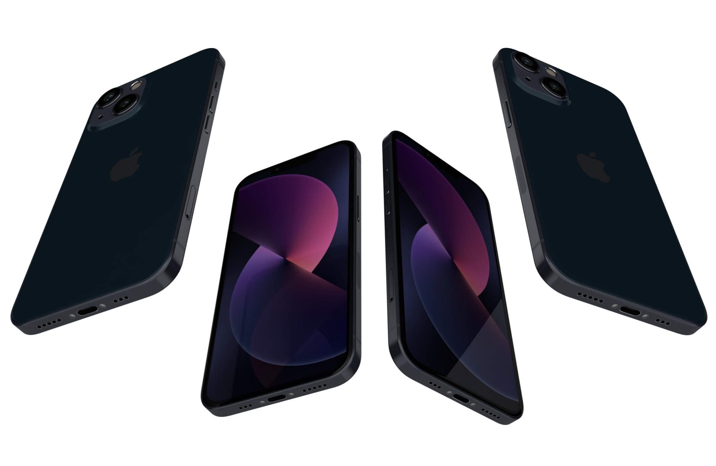 Apple iPhone 13 Mini All Colors - 3D Model by Rever_Art