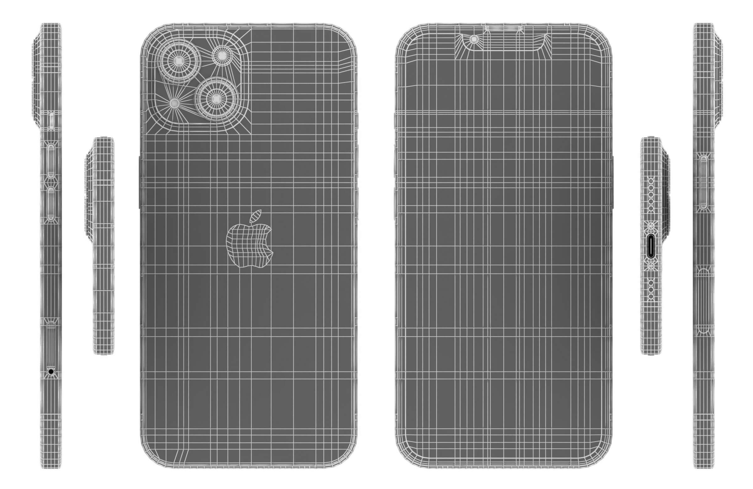 Apple iPhone 13 Mini Midnight - 3D Model by Rever_Art