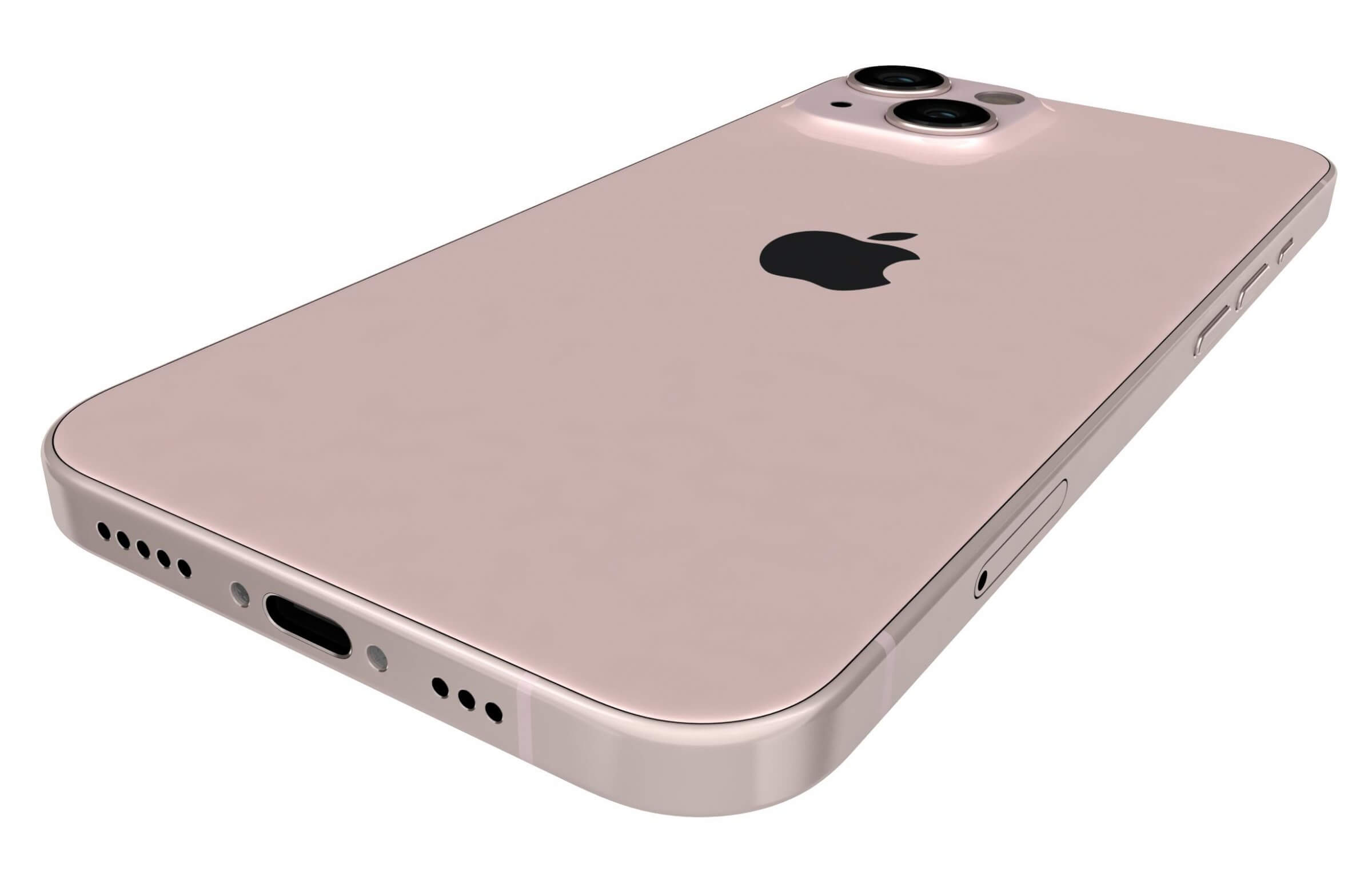 Apple iPhone 13 Mini Pink - 3D Model by Rever_Art