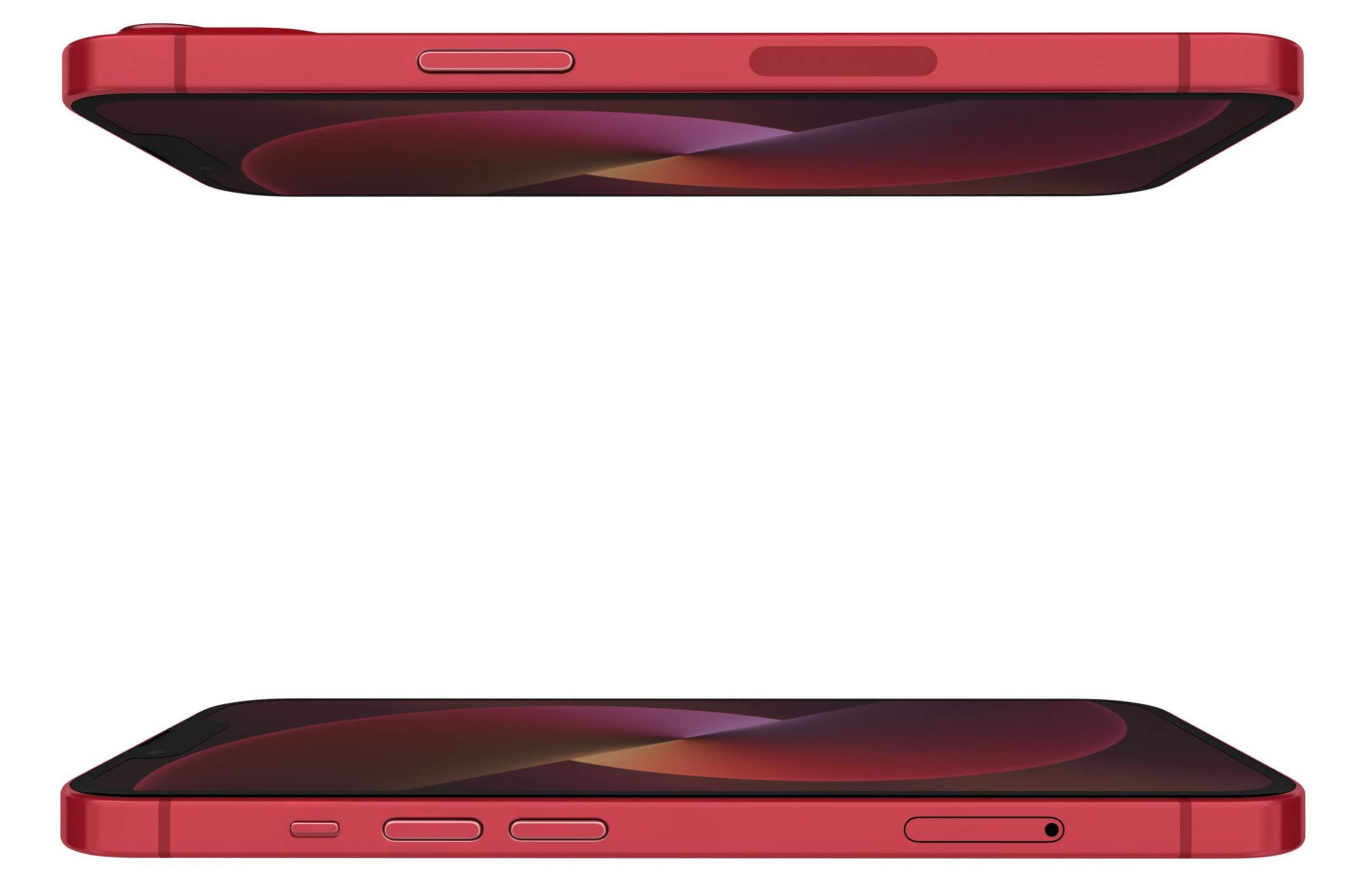 Apple iPhone 13 Mini Red - 3D Model by Rever_Art