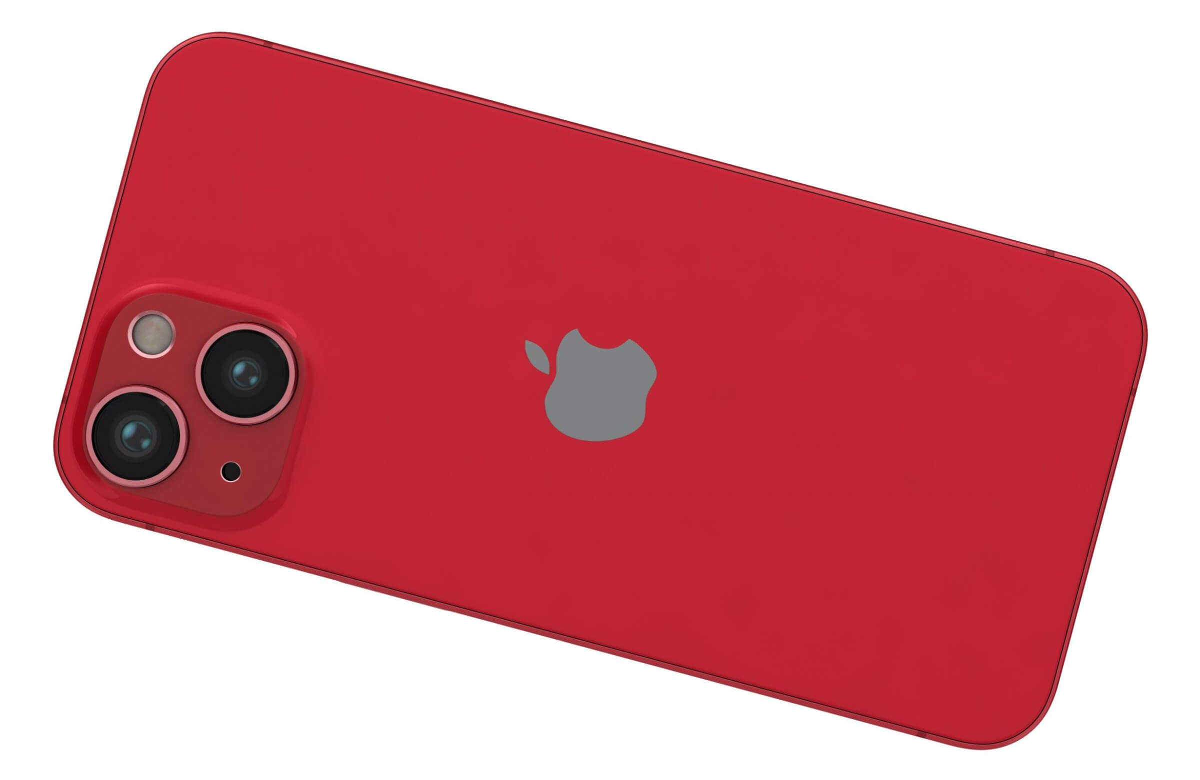 Apple iPhone 13 Mini Red - 3D Model by Rever_Art